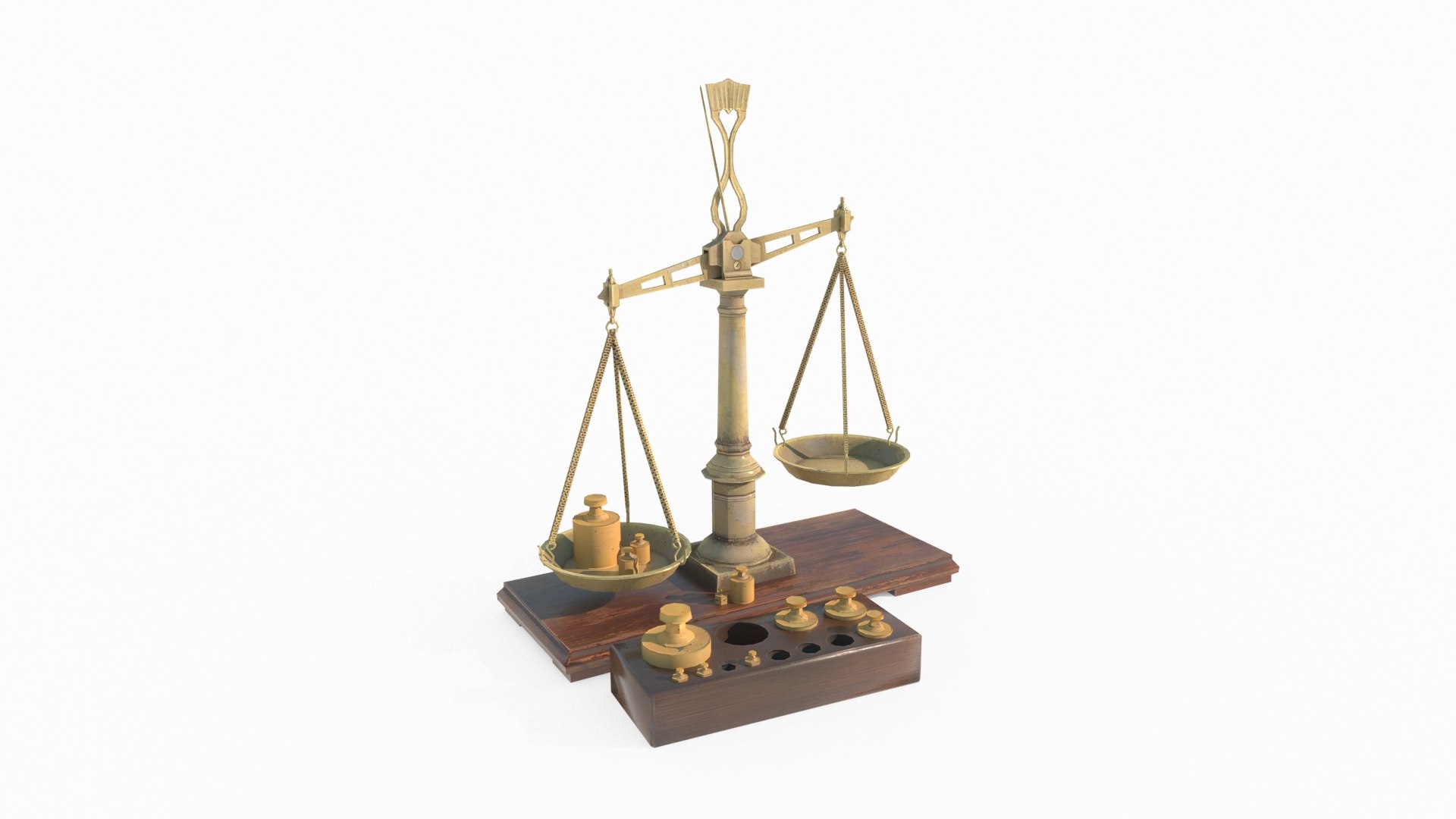 Old Style Libra 3D Model - TurboSquid 2295459