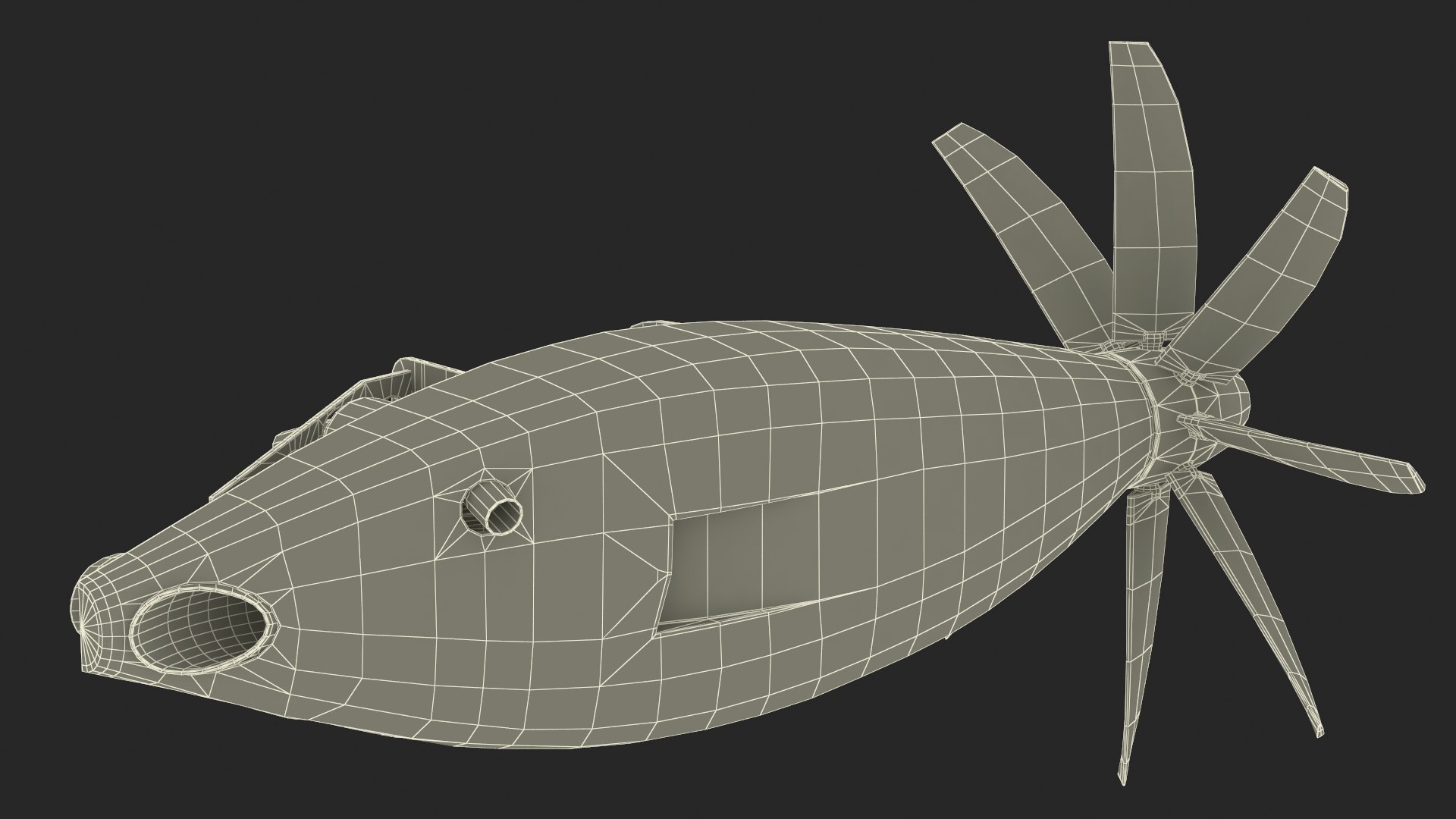 3D Model Hydrogen Propulsion System Exposed Half - TurboSquid 2378177
