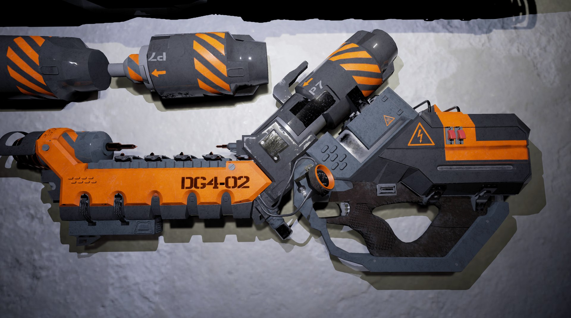 Tesla Gun Arc Model - TurboSquid 1227951