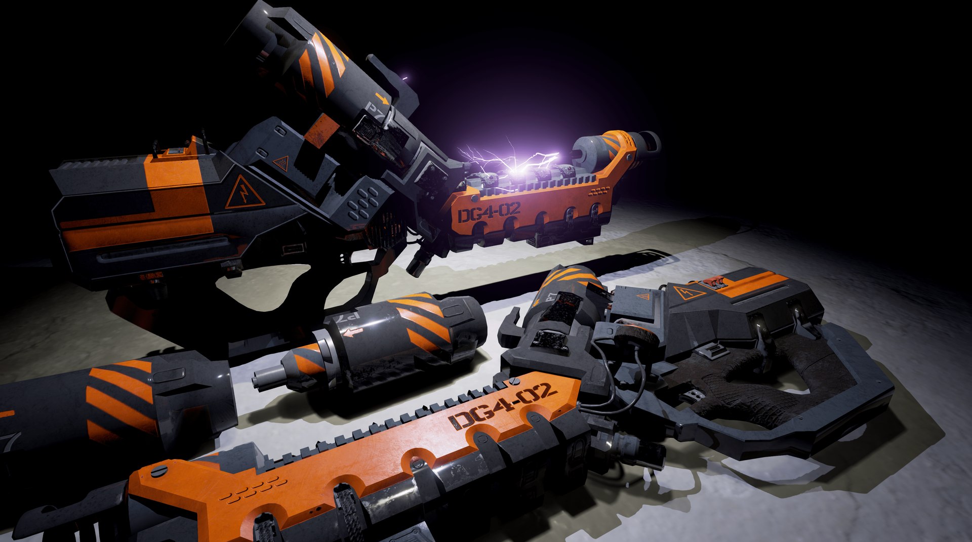 Tesla Gun Arc Model - TurboSquid 1227951