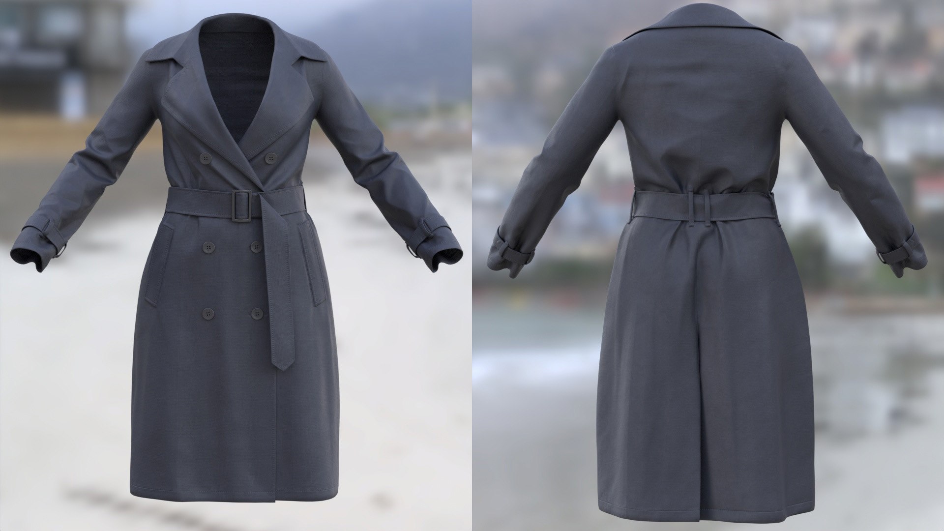 Man And Woman In Coat 113 3D Model - TurboSquid 2294119