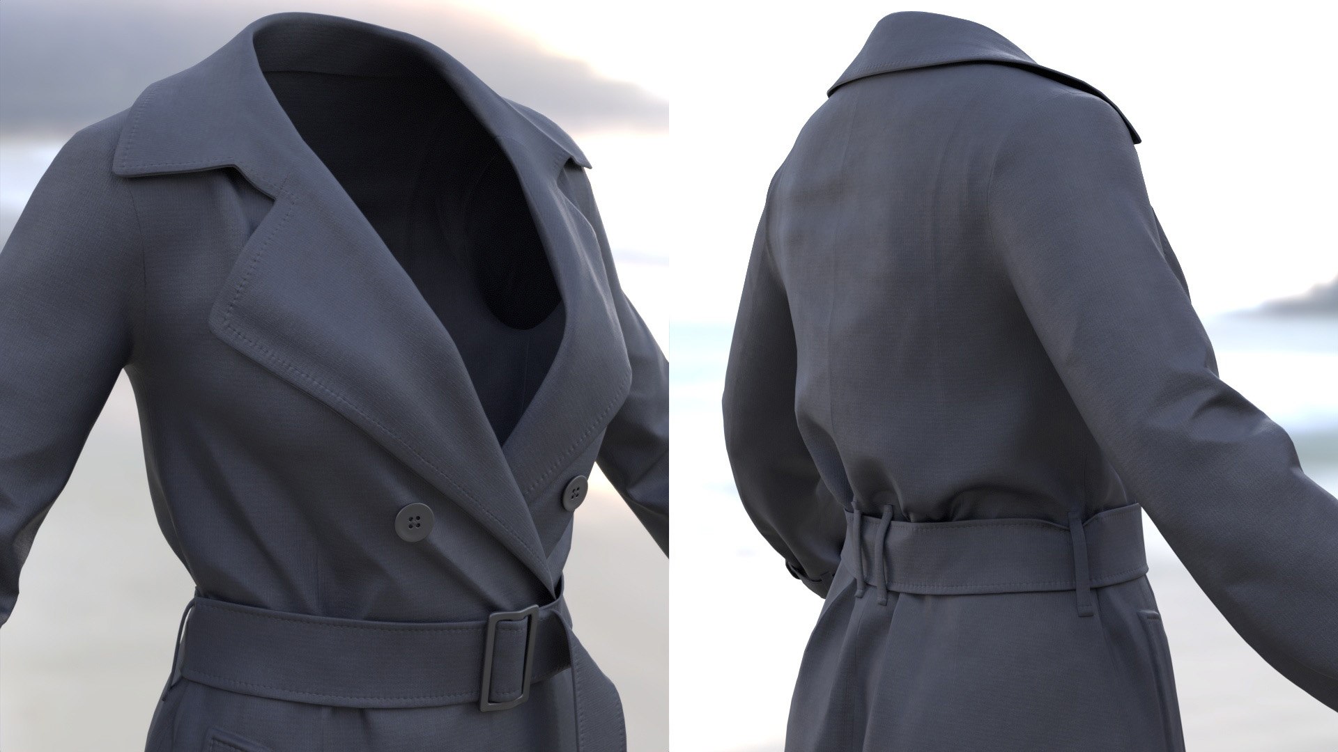 Man And Woman In Coat 113 3D Model - TurboSquid 2294119