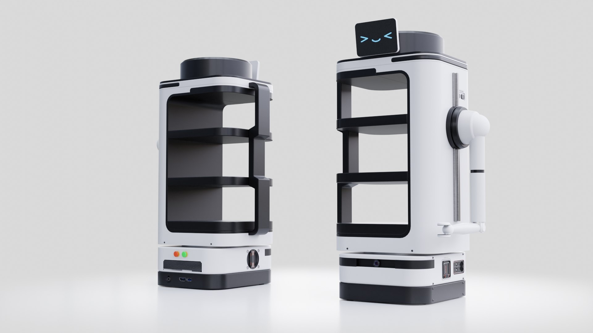 Food Serving Robot 3D Model - TurboSquid 2201155