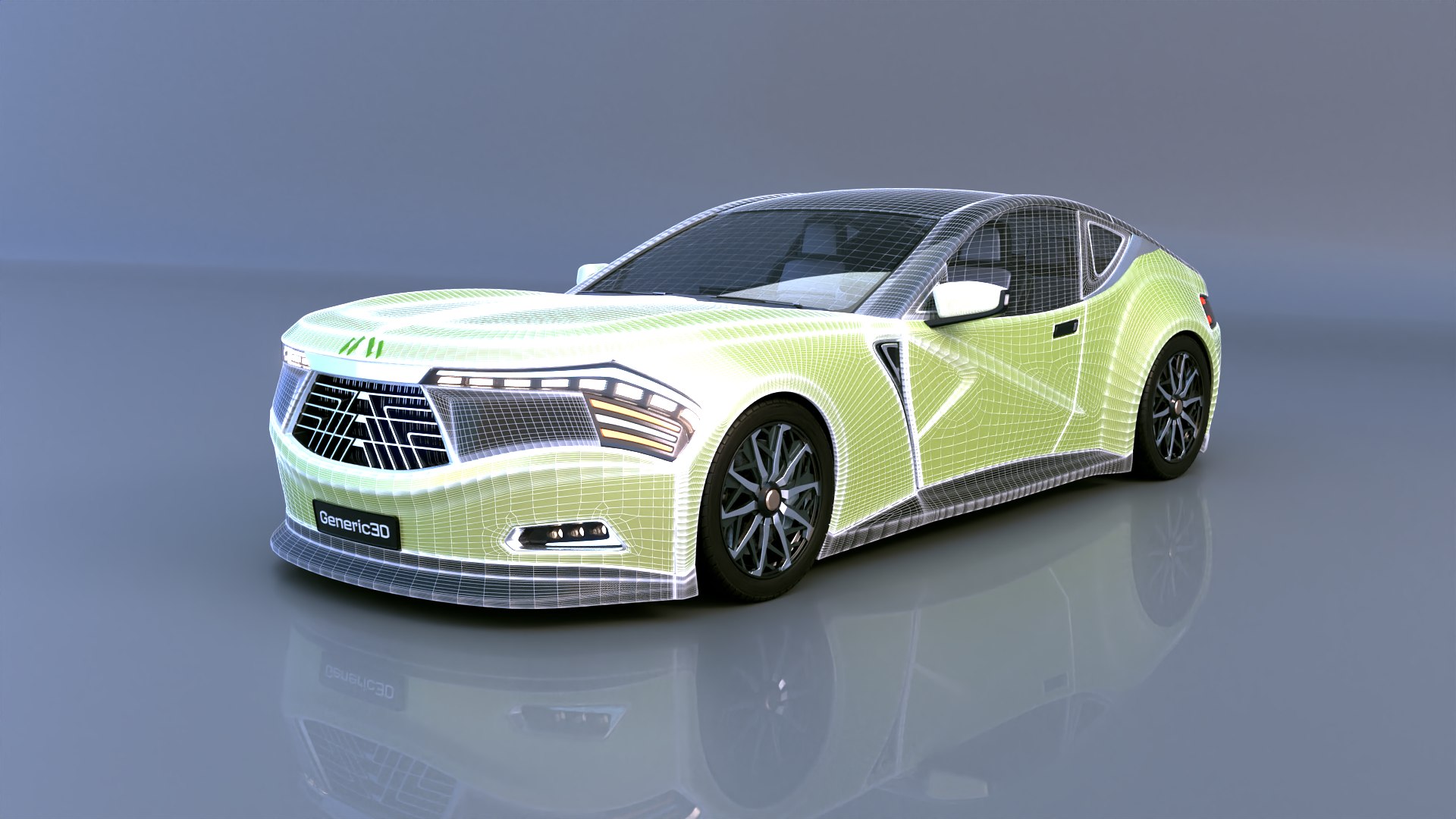 Generic Car Series - V1U1-G3D 3D model - TurboSquid 2179319