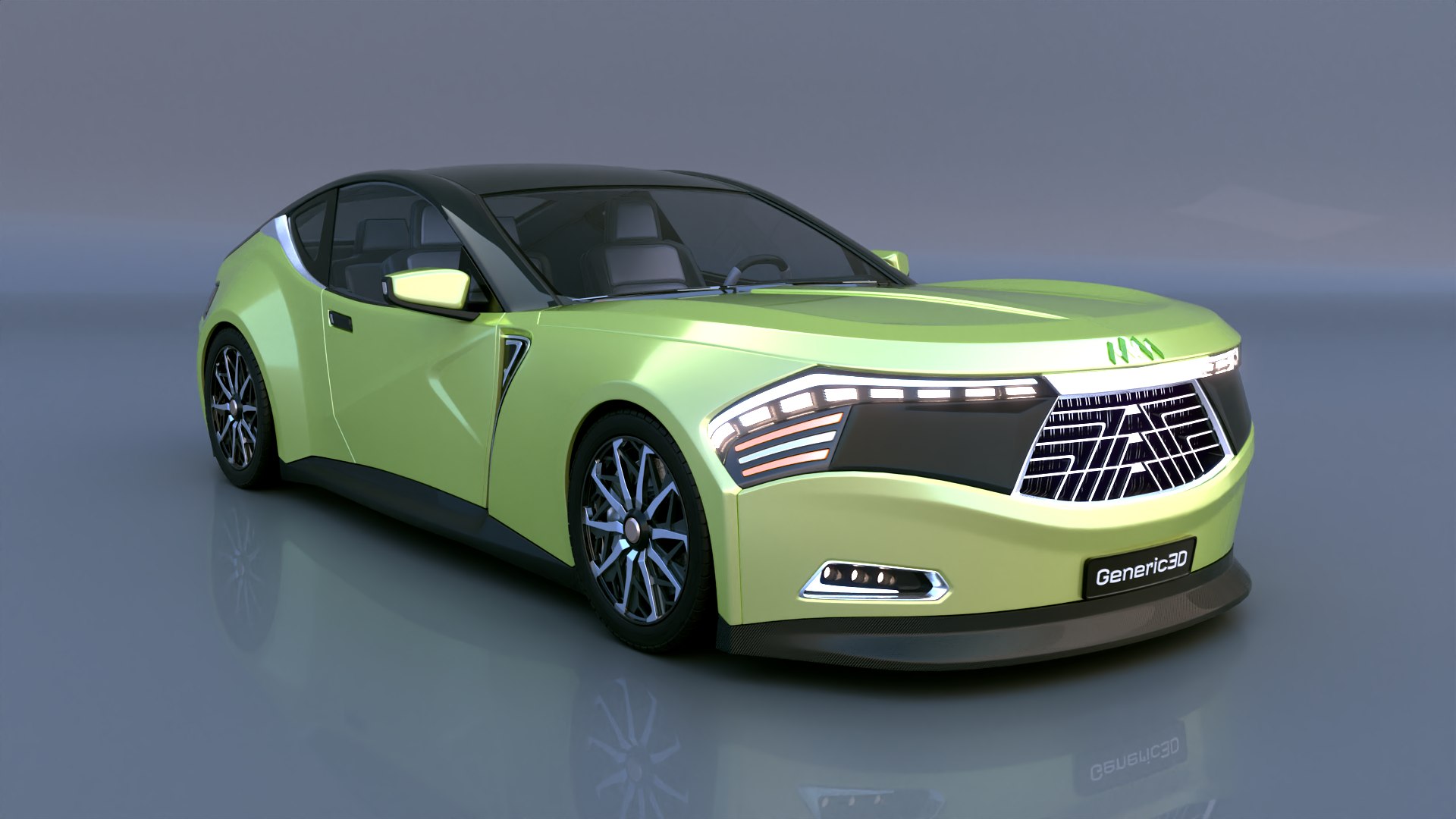 Generic Car Series - V1U1-G3D 3D model - TurboSquid 2179319