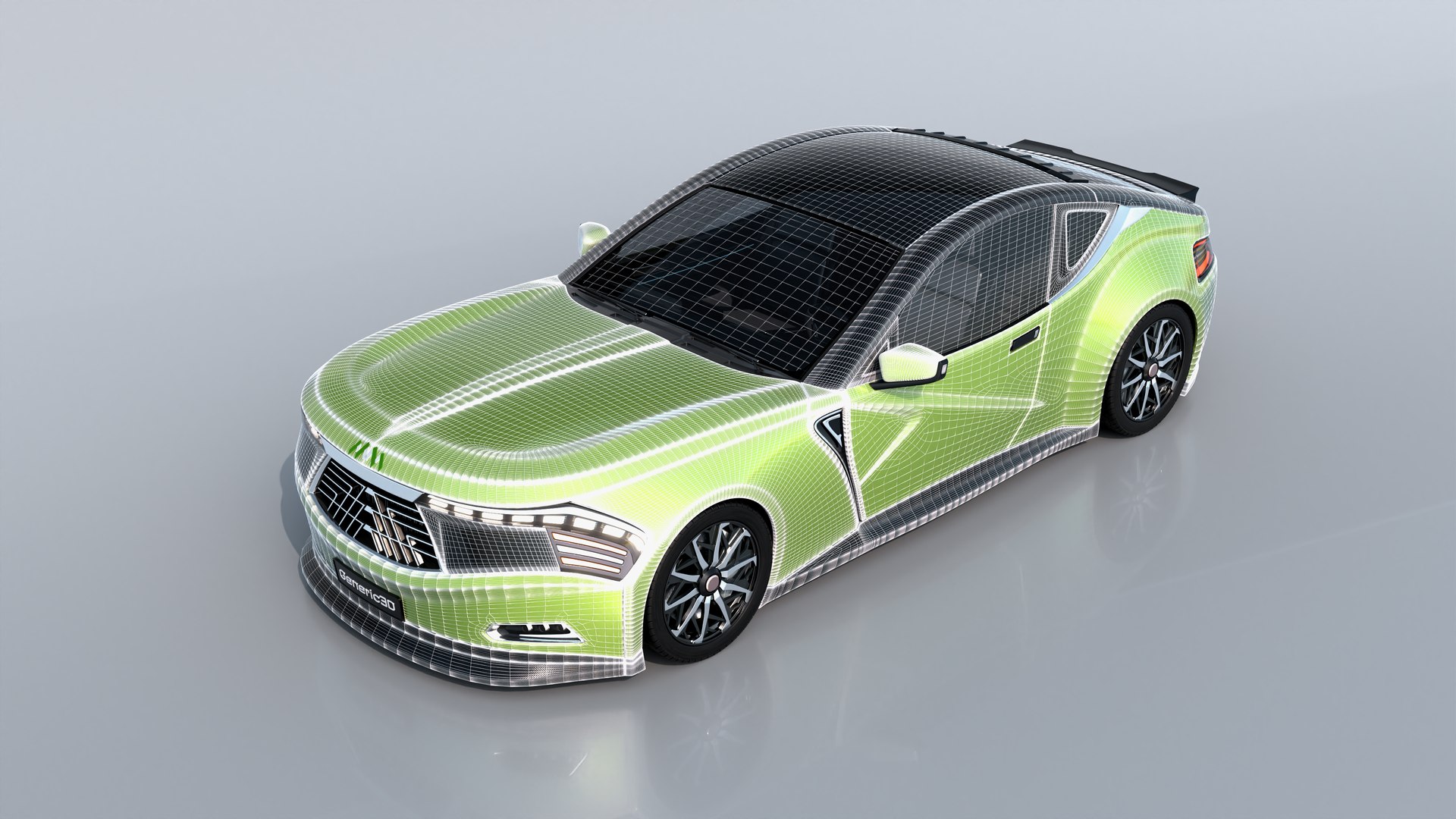 Generic Car Series - V1U1-G3D 3D Model - TurboSquid 2179319