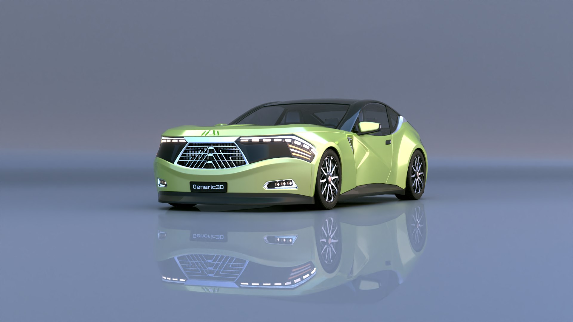 Generic Car Series - V1U1-G3D 3D model - TurboSquid 2179319
