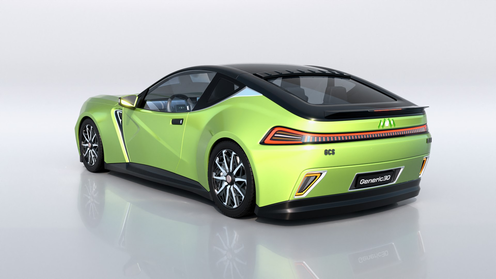 Generic Car Series - V1U1-G3D 3D Model - TurboSquid 2179319