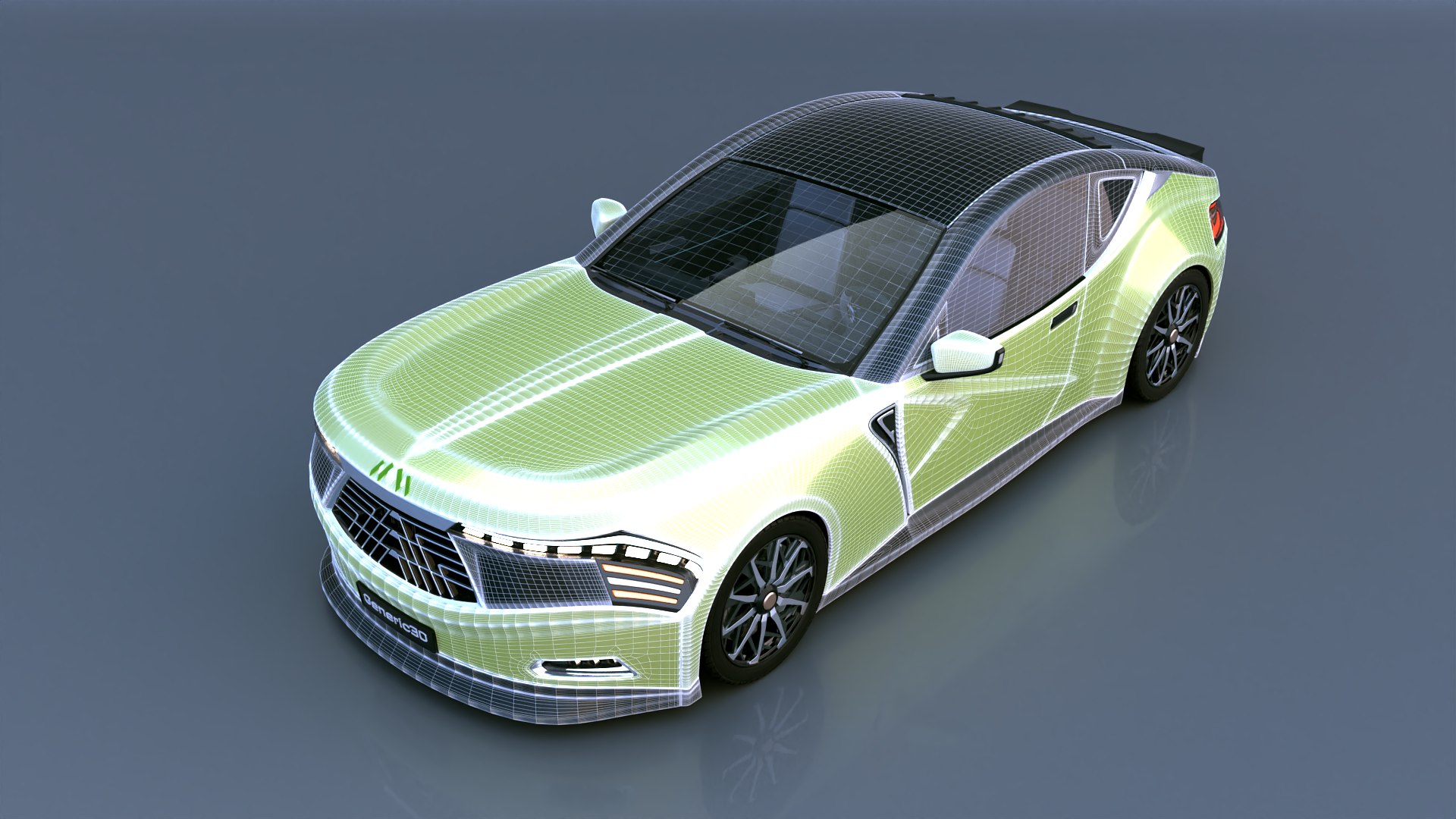 Generic Car Series - V1U1-G3D 3D model - TurboSquid 2179319