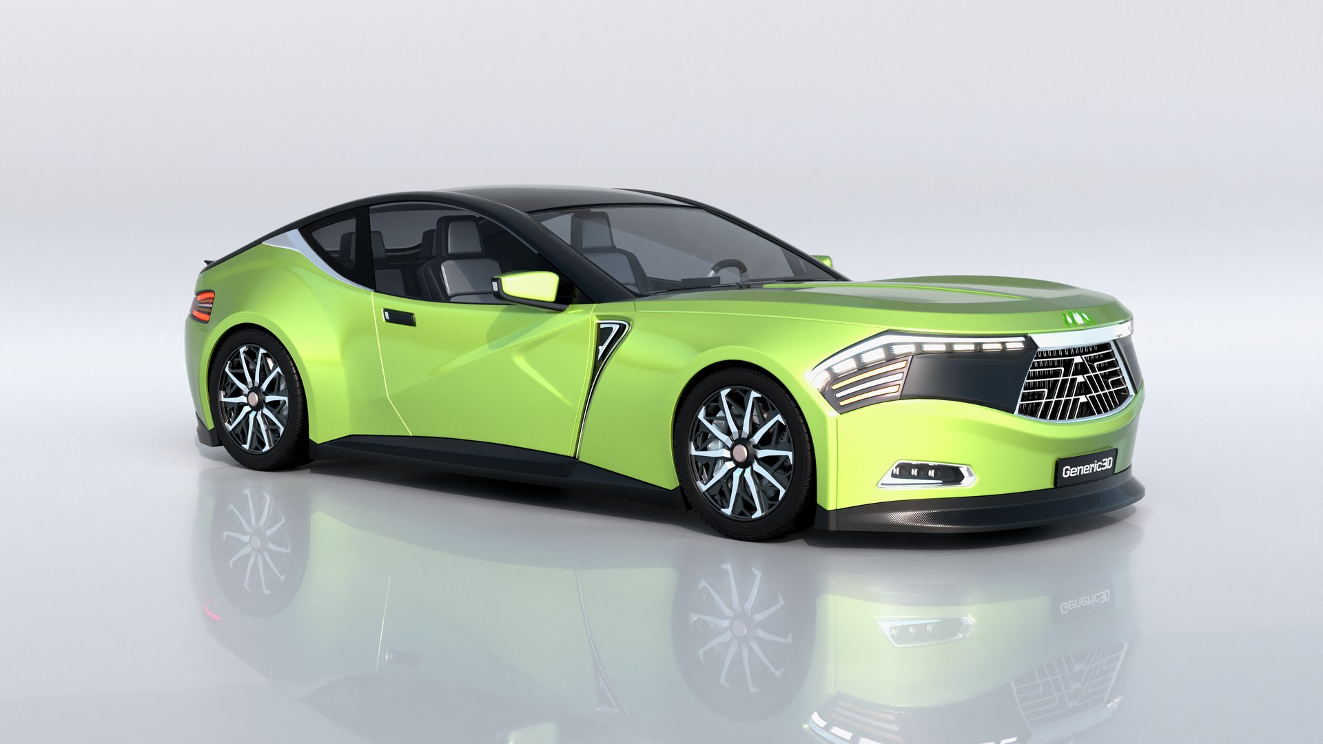 Generic Car Series - V1U1-G3D 3D Model - TurboSquid 2179319