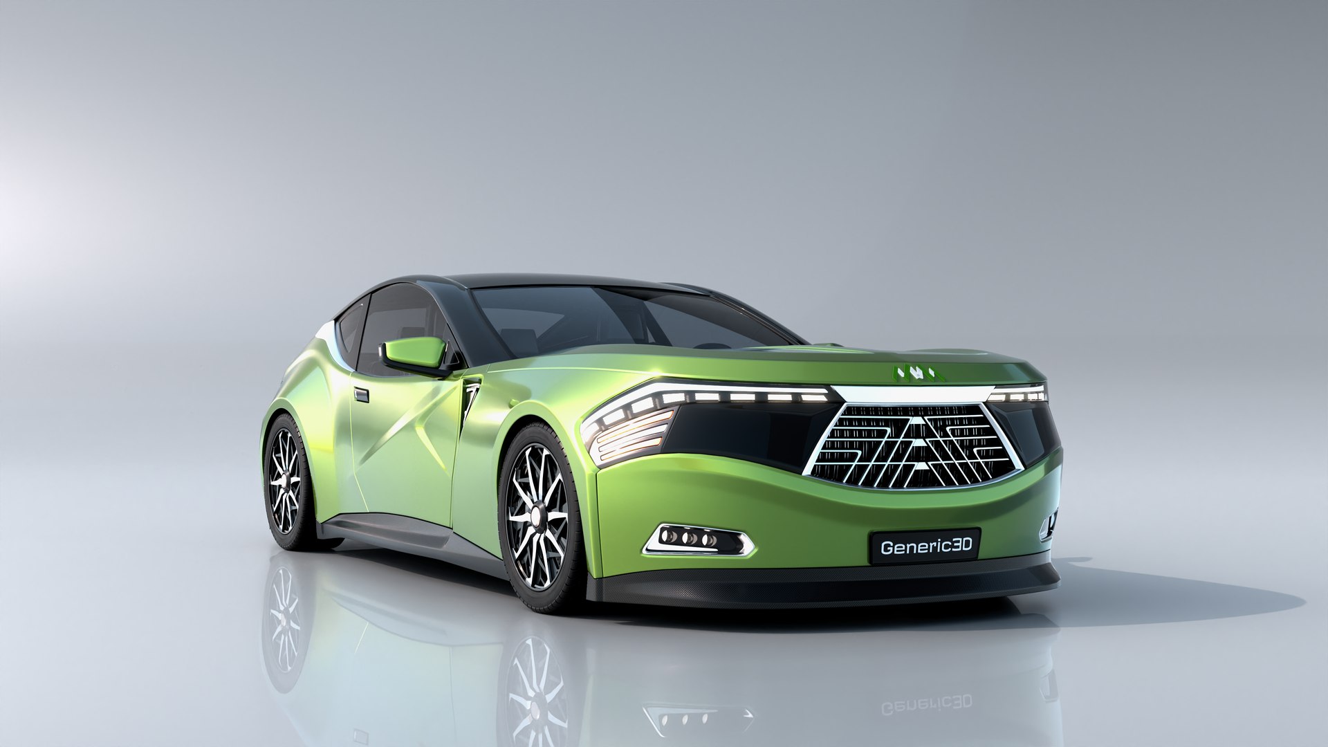 Generic Car Series - V1U1-G3D 3D Model - TurboSquid 2179319