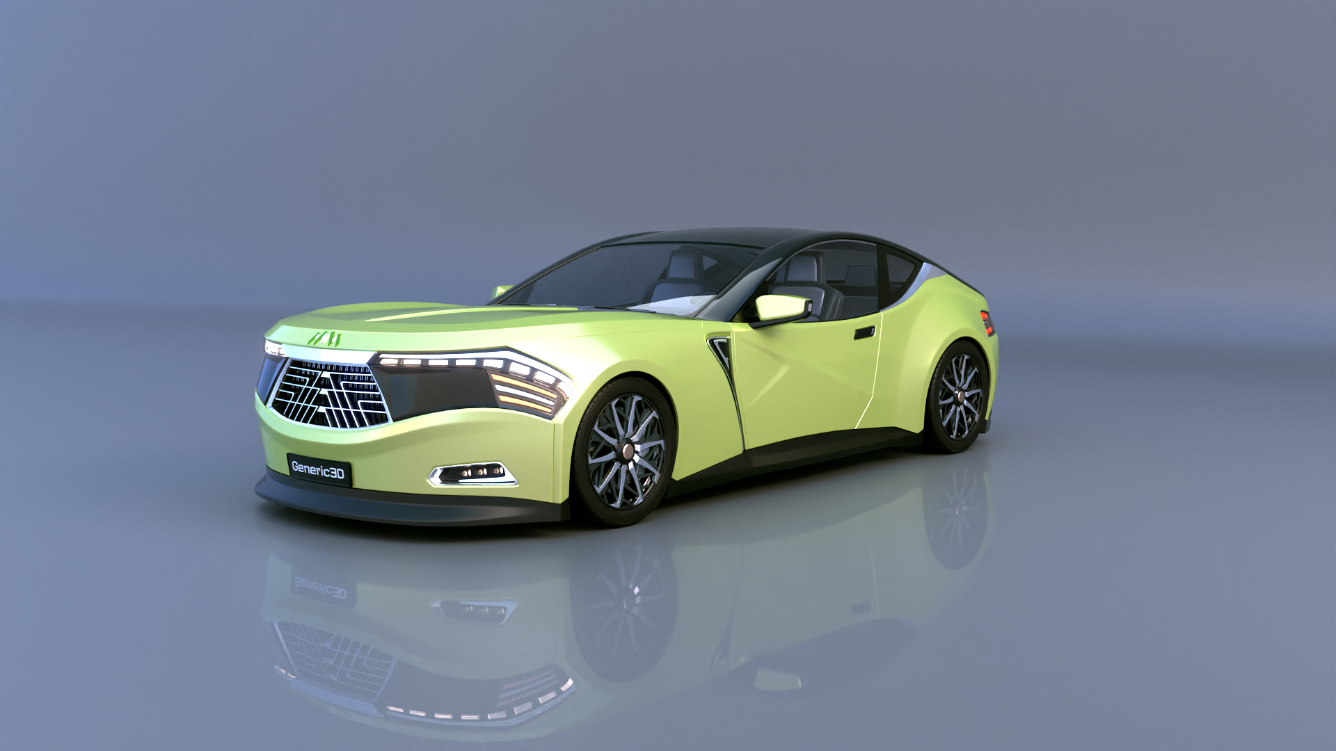 Generic Car Series - V1U1-G3D 3D model - TurboSquid 2179319