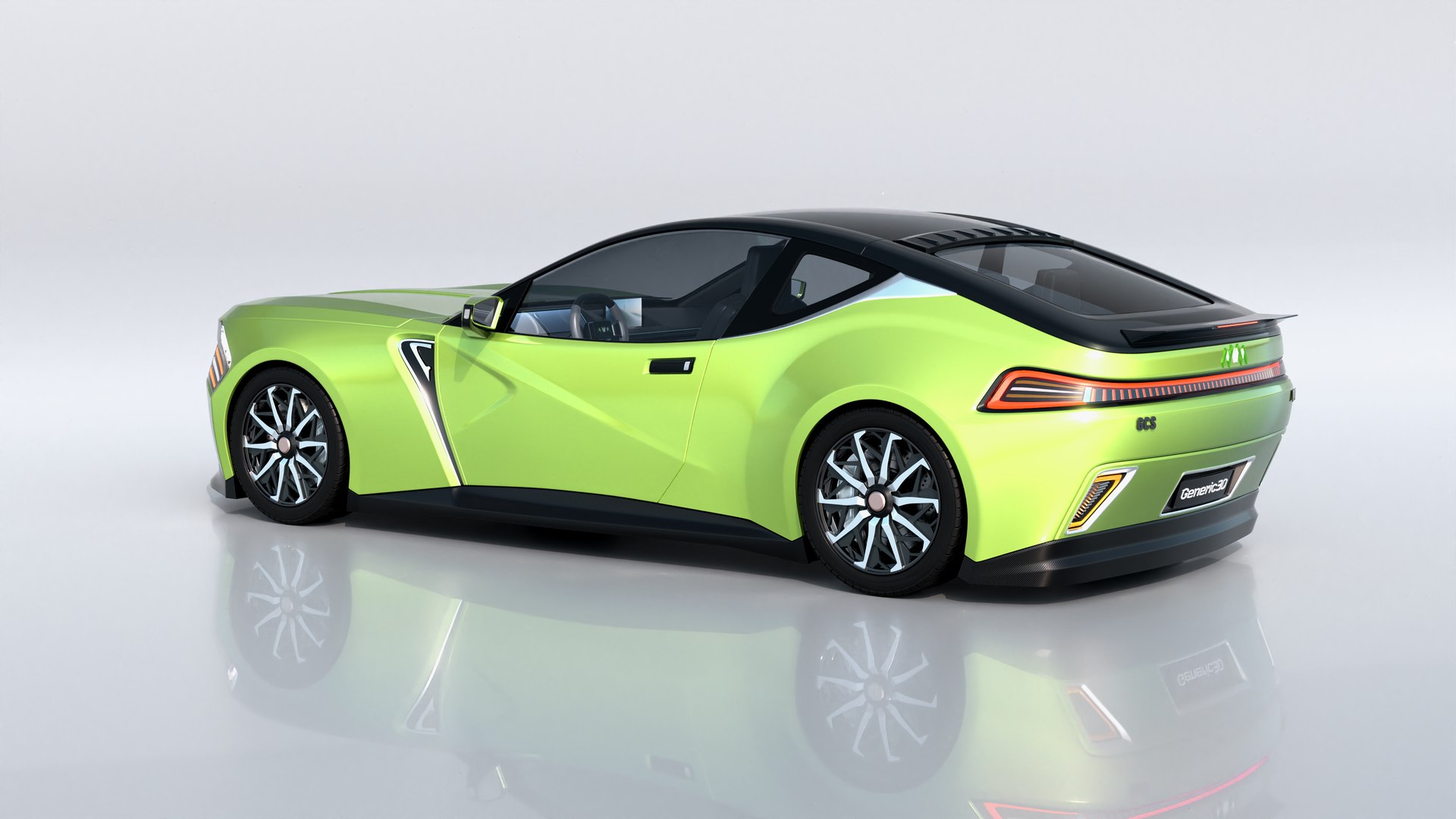 Generic Car Series - V1U1-G3D 3D Model - TurboSquid 2179319