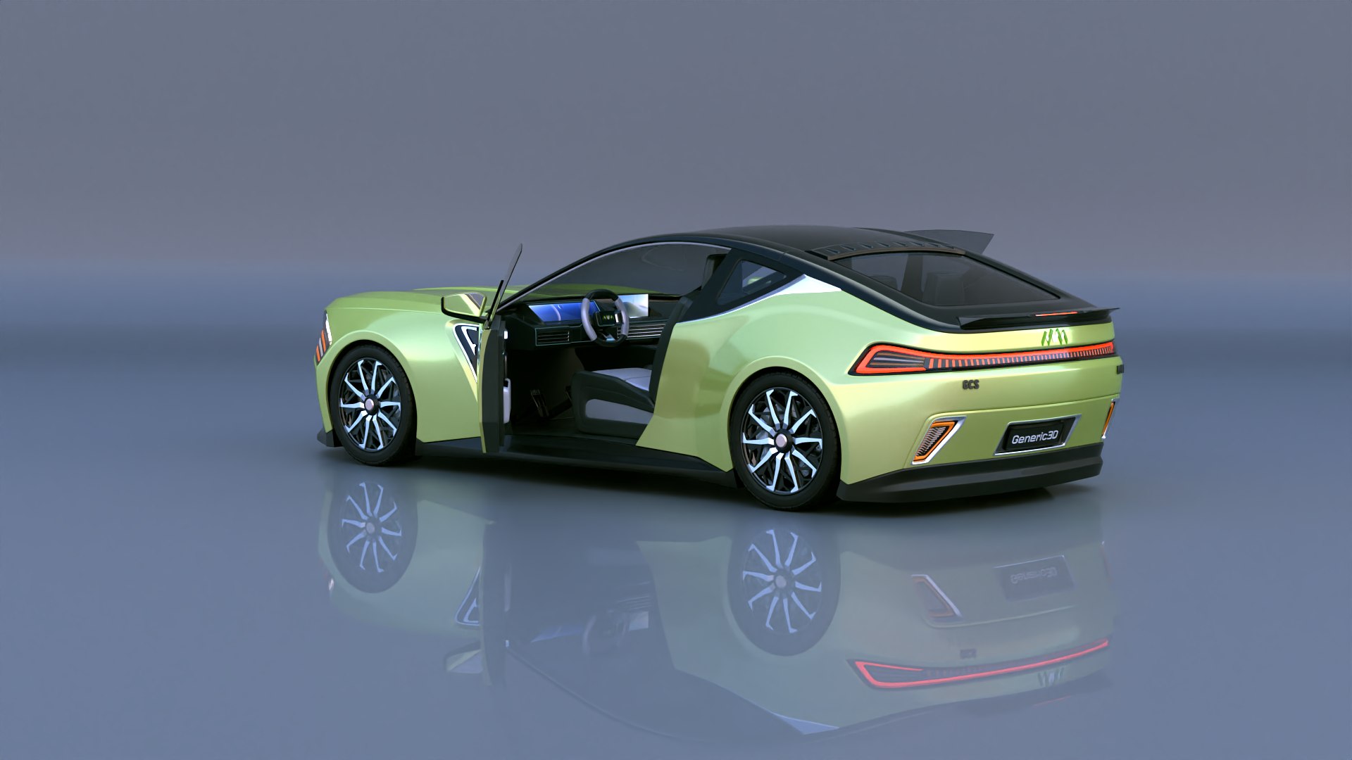 Generic Car Series - V1U1-G3D 3D model - TurboSquid 2179319