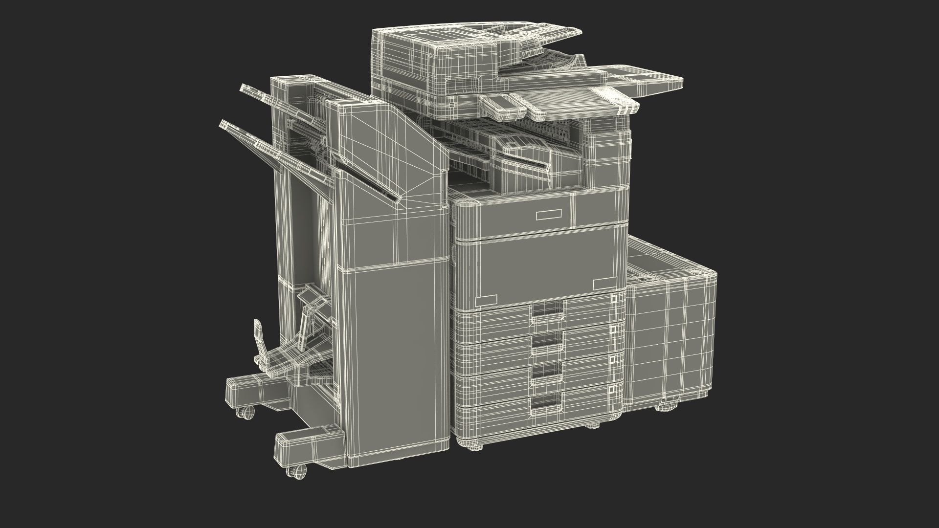 Laser MFP Black Full Set 3D Model - TurboSquid 2252211