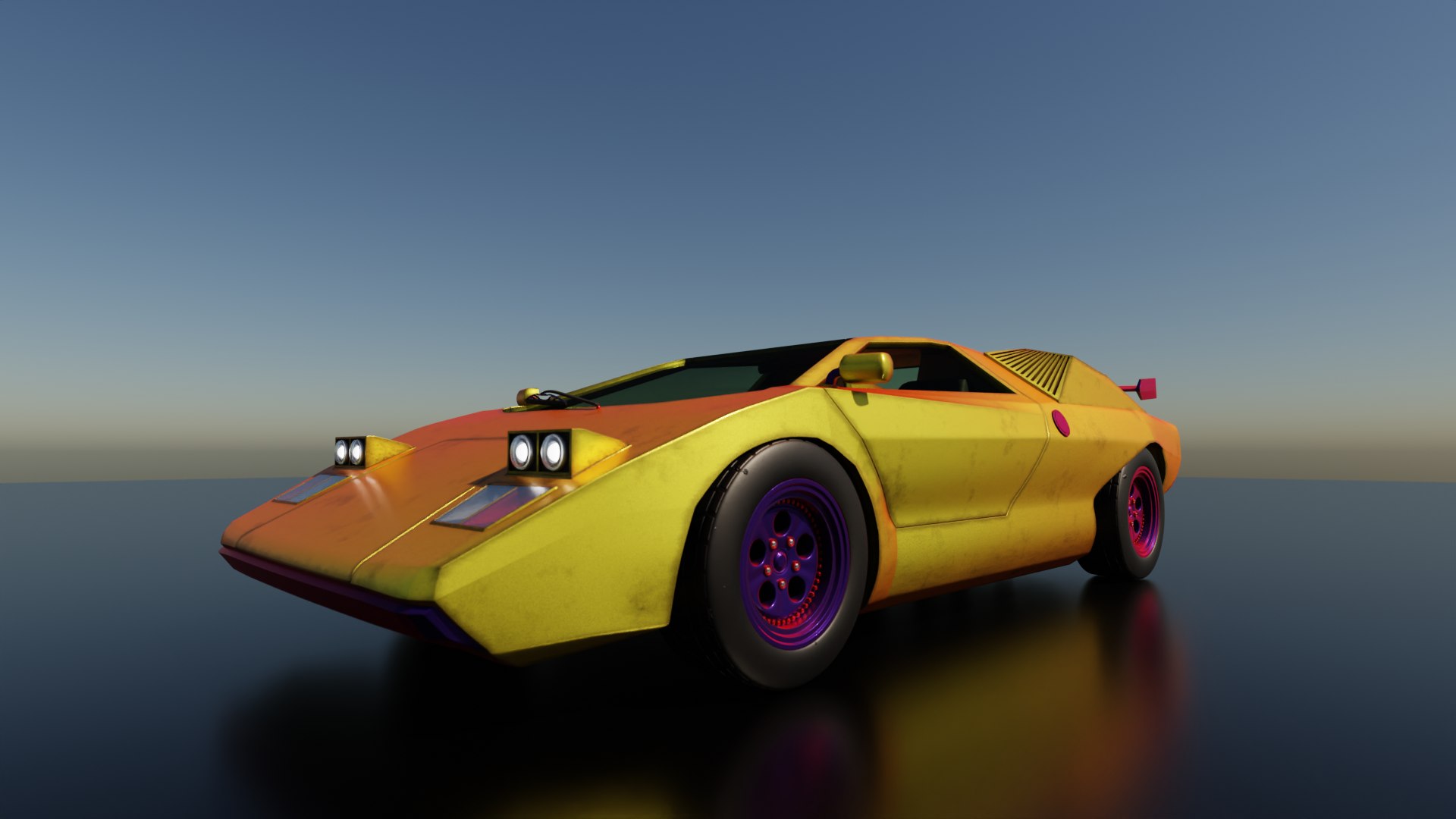 modelo 3d Lamborghini Countach - TurboSquid 2017603