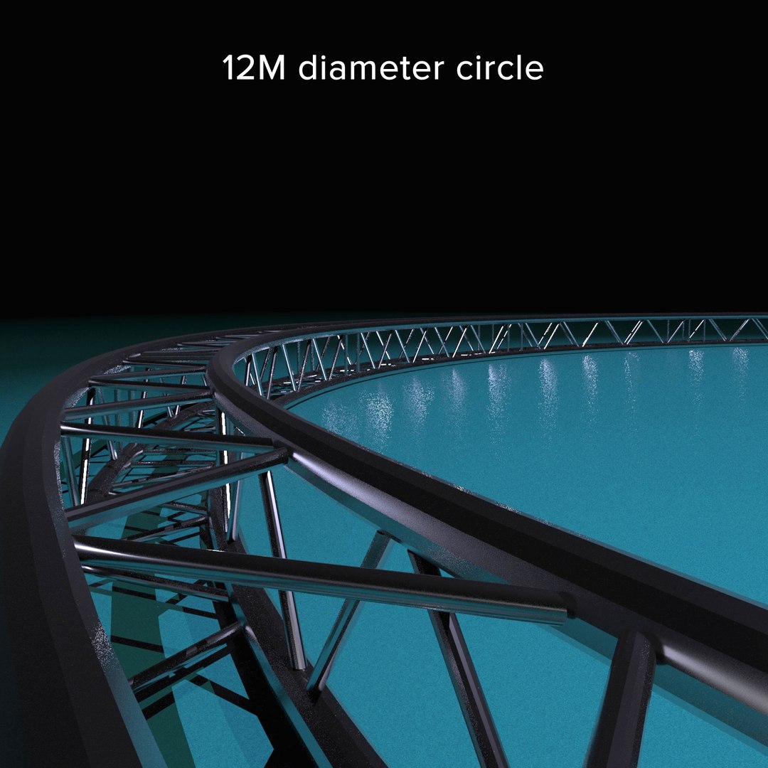 3D H30 290 12m Truss Model - TurboSquid 1571674