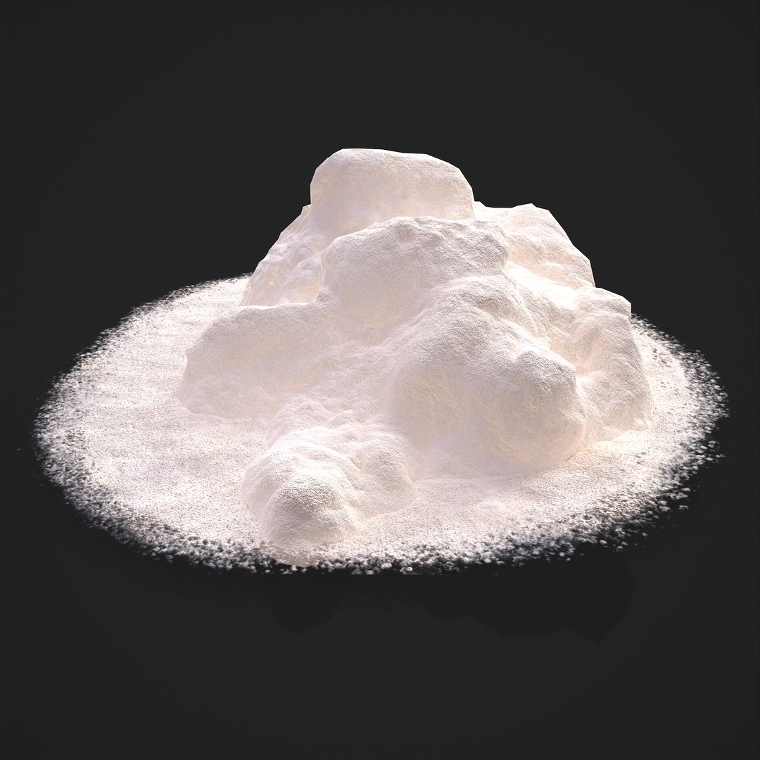 3D Flour Piles Model - TurboSquid 1872699