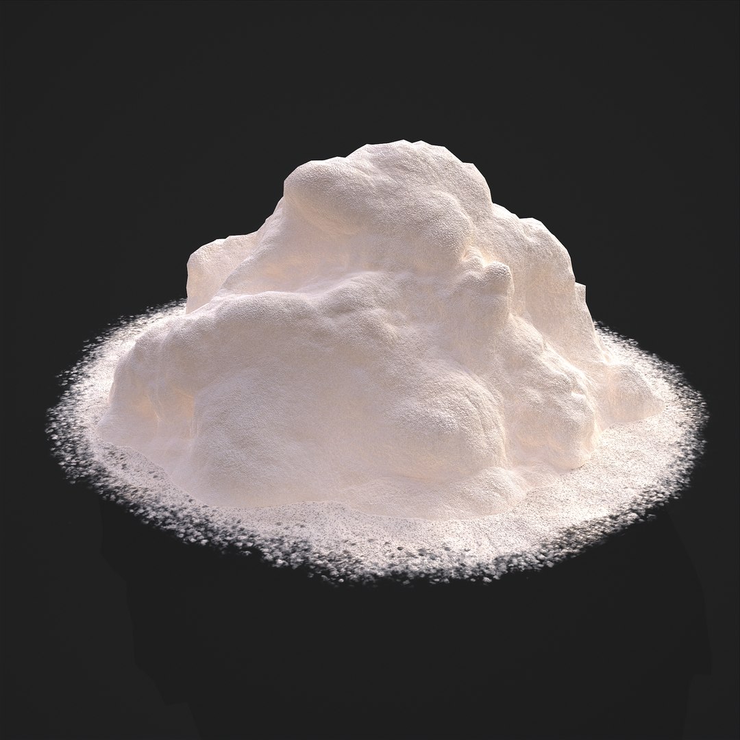 3D Flour Piles Model - TurboSquid 1872699