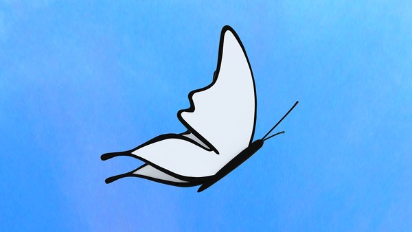 animation butterfly 3d 3ds