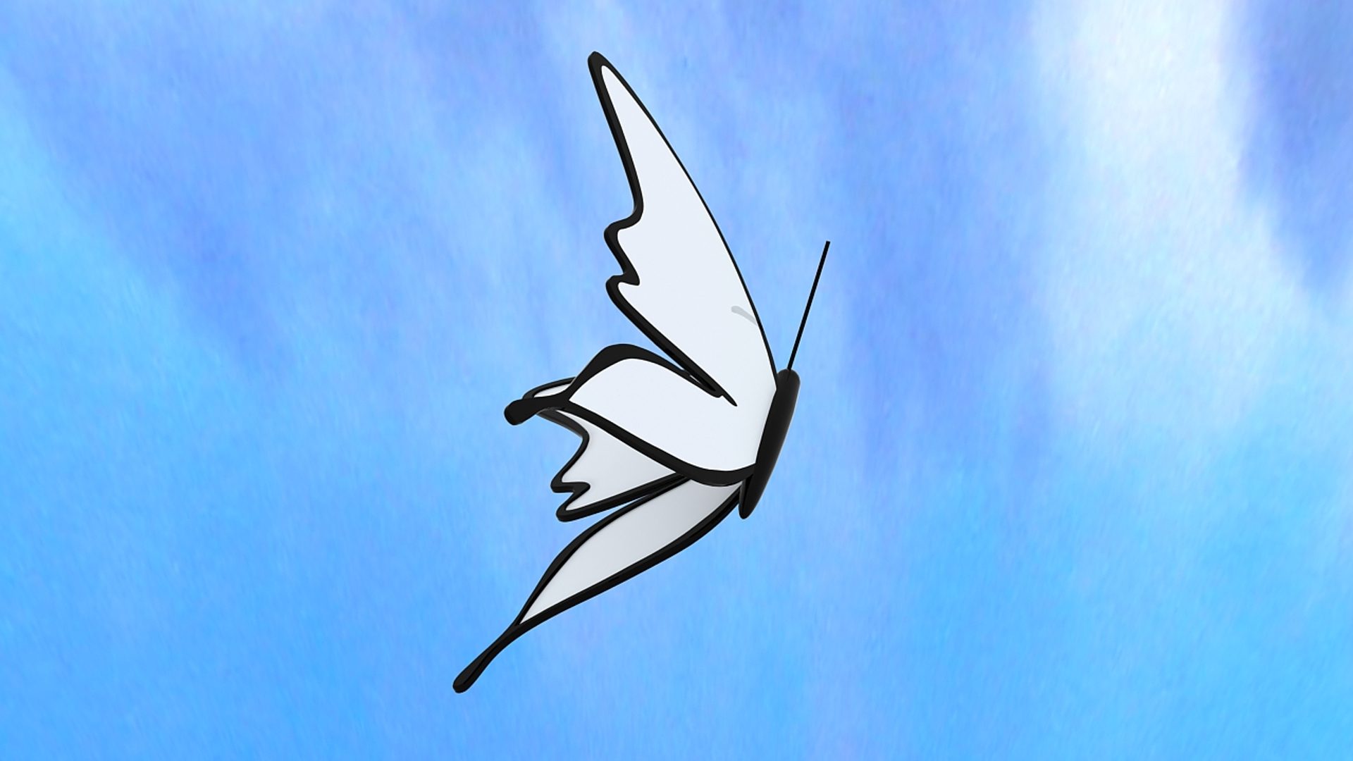 animation butterfly 3d 3ds