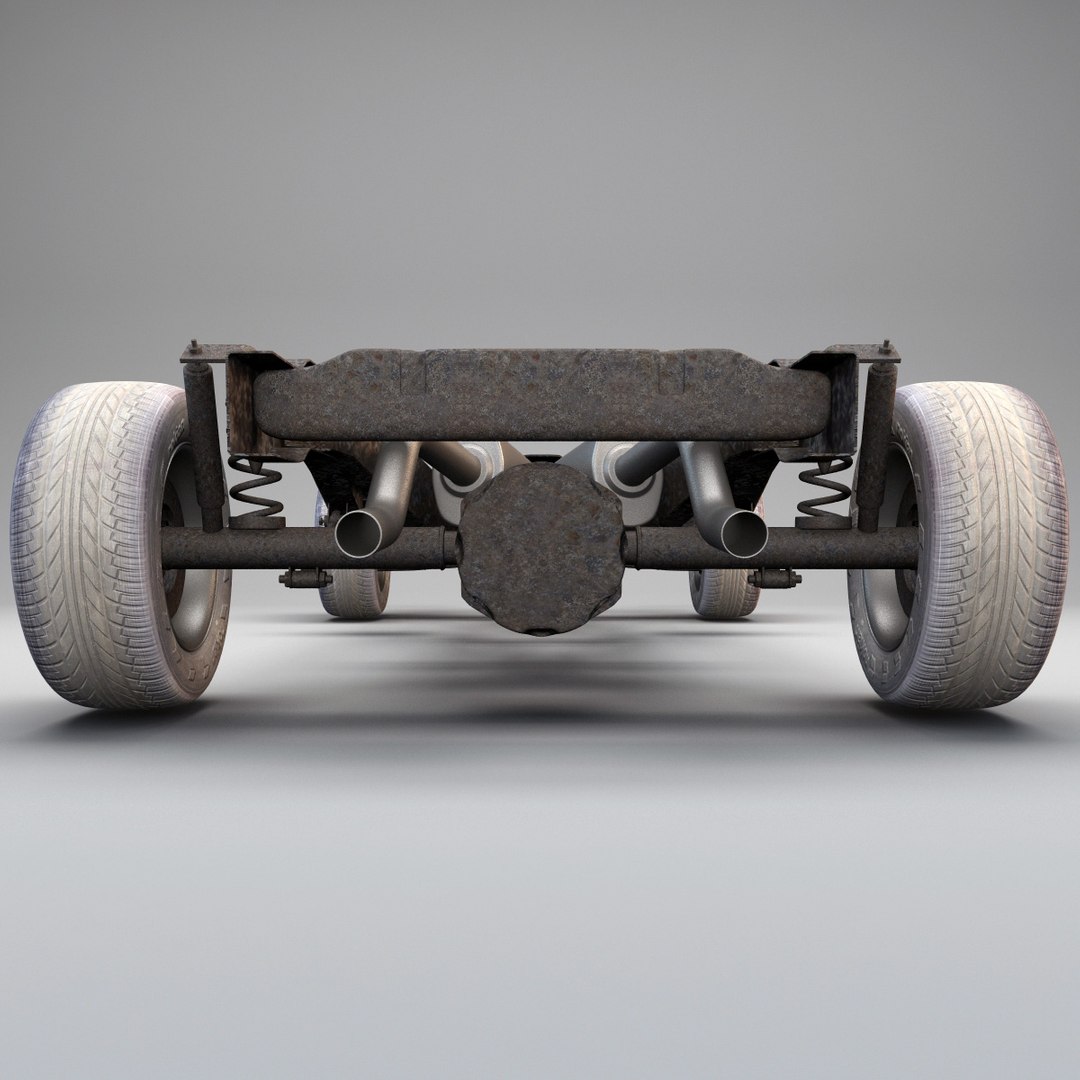 Car Chassis 3d 3ds
