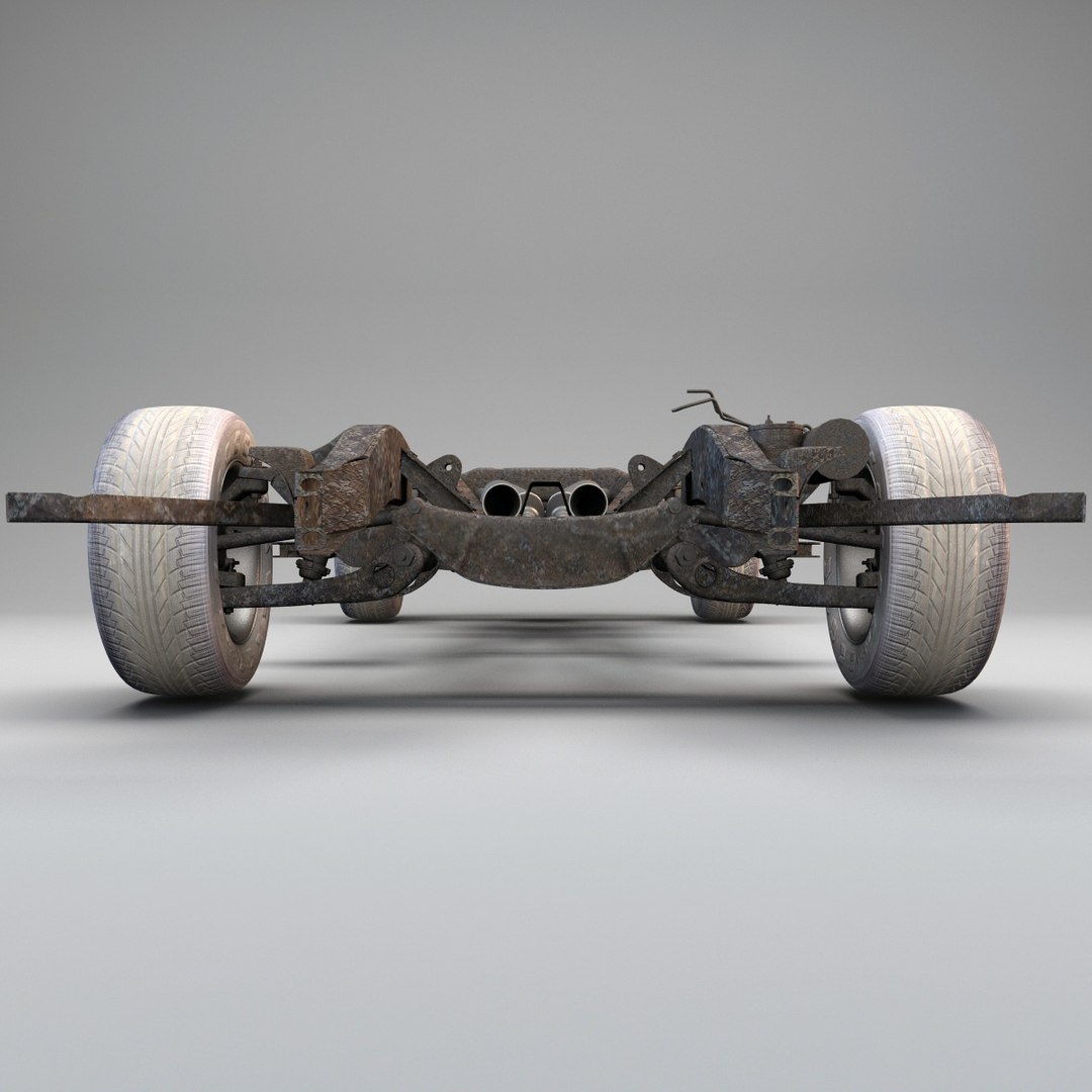 Car Chassis 3d 3ds