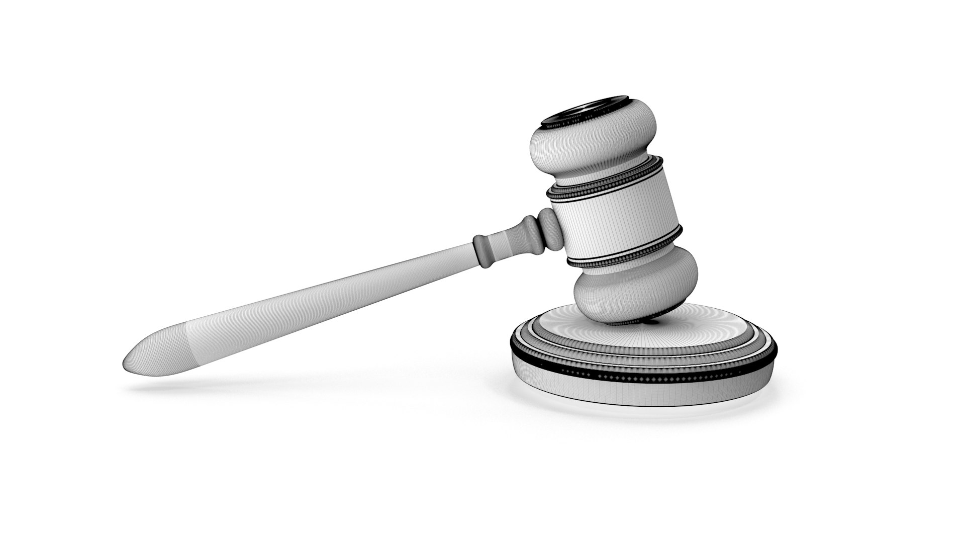 3D Judge Gavel - TurboSquid 2150686