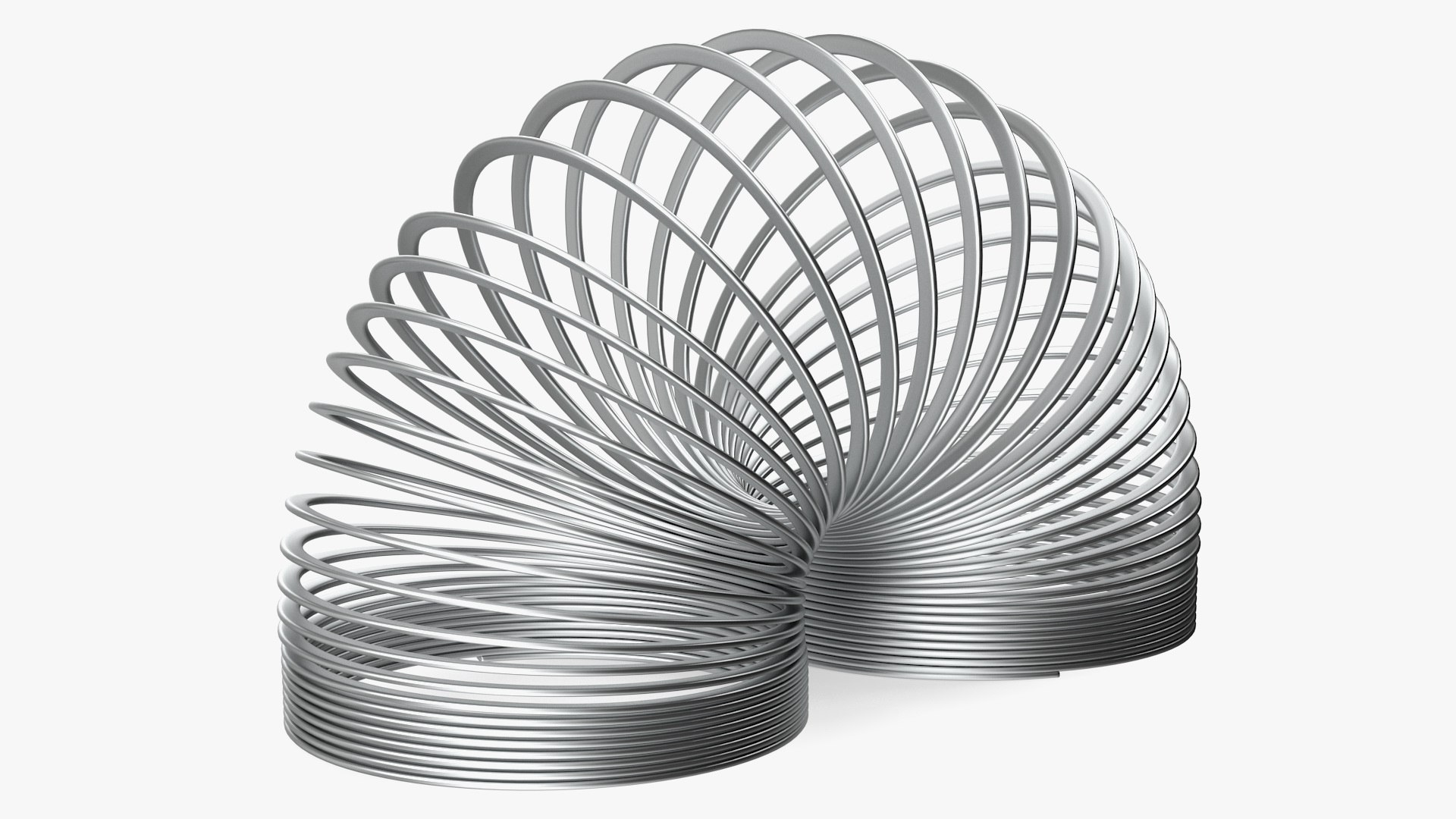 3D Metal Toy Spring Curved - TurboSquid 1488352
