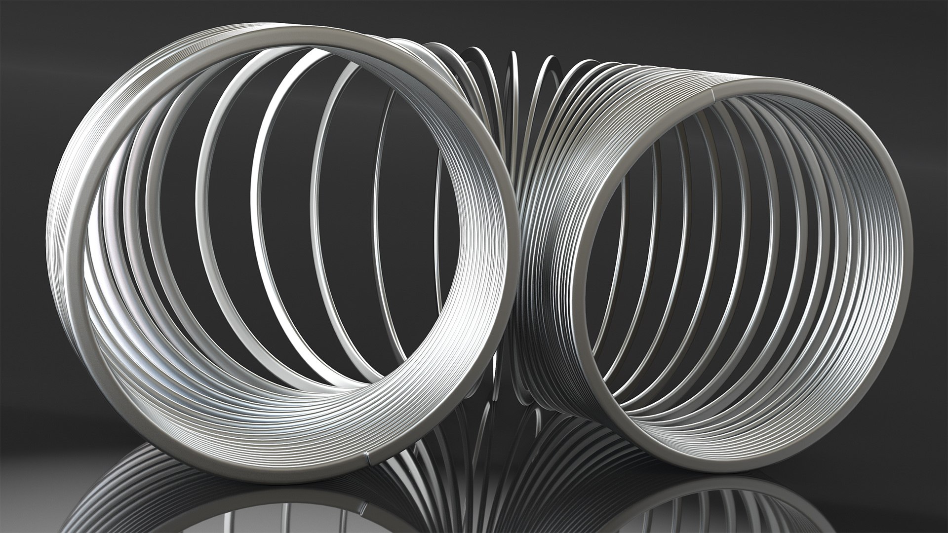 3D Metal Toy Spring Curved - TurboSquid 1488352