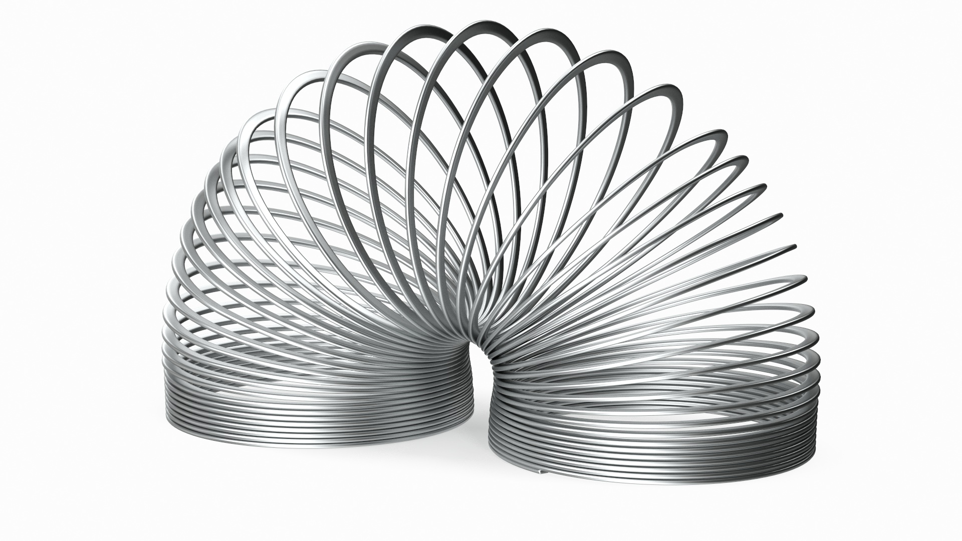 3D Metal Toy Spring Curved - TurboSquid 1488352