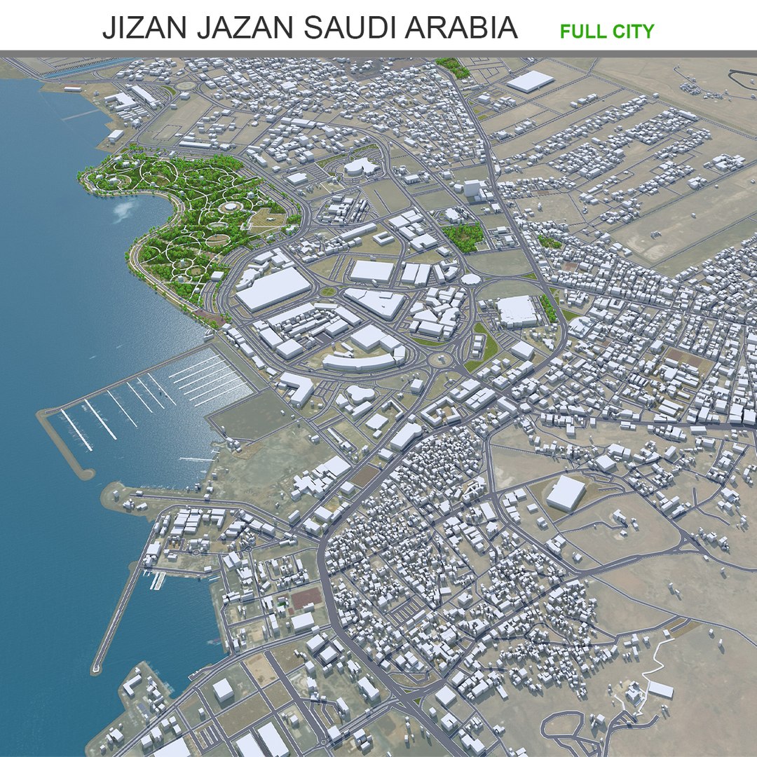 3D Model Jizan Jazan Saudi Arabia - TurboSquid 2194815