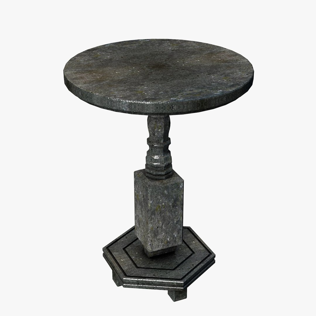 3d stone tables - 4