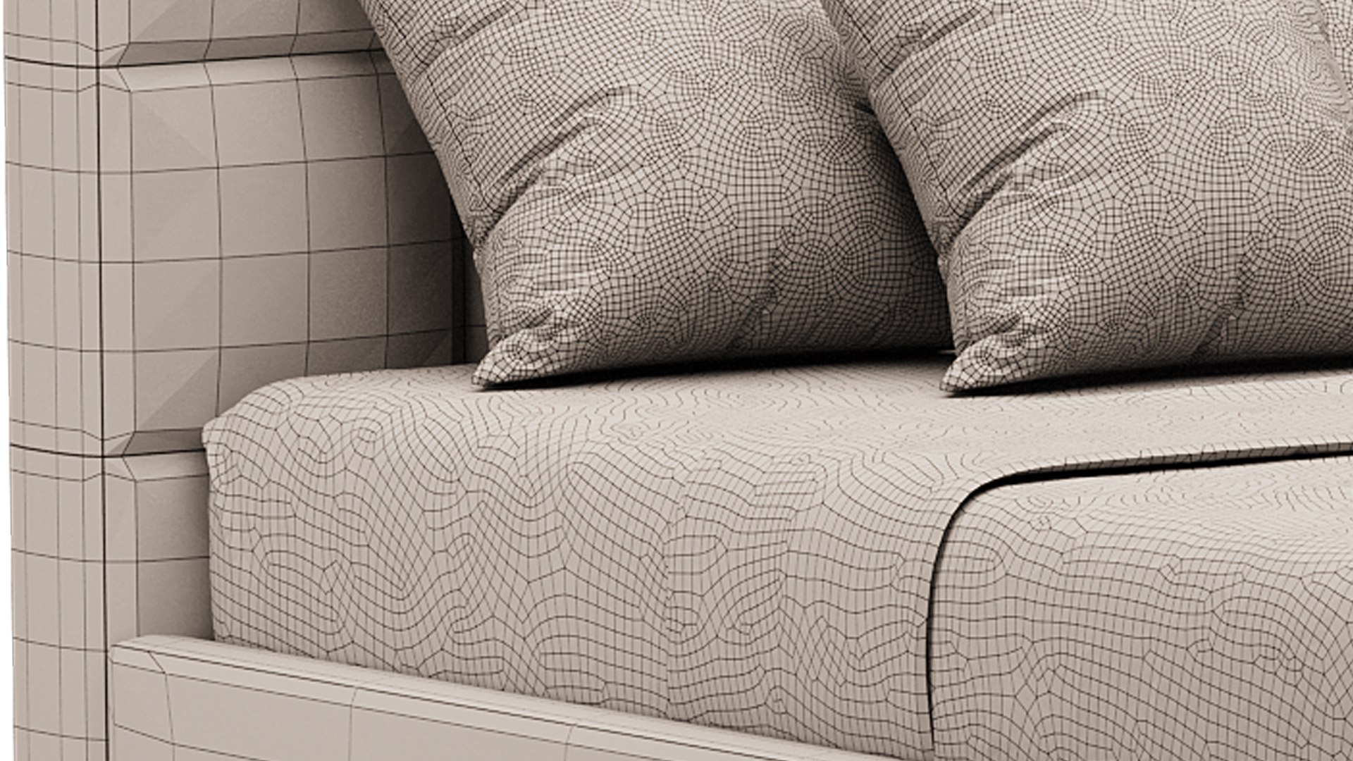 3D Wales Velour Light Beige Model - TurboSquid 2372070