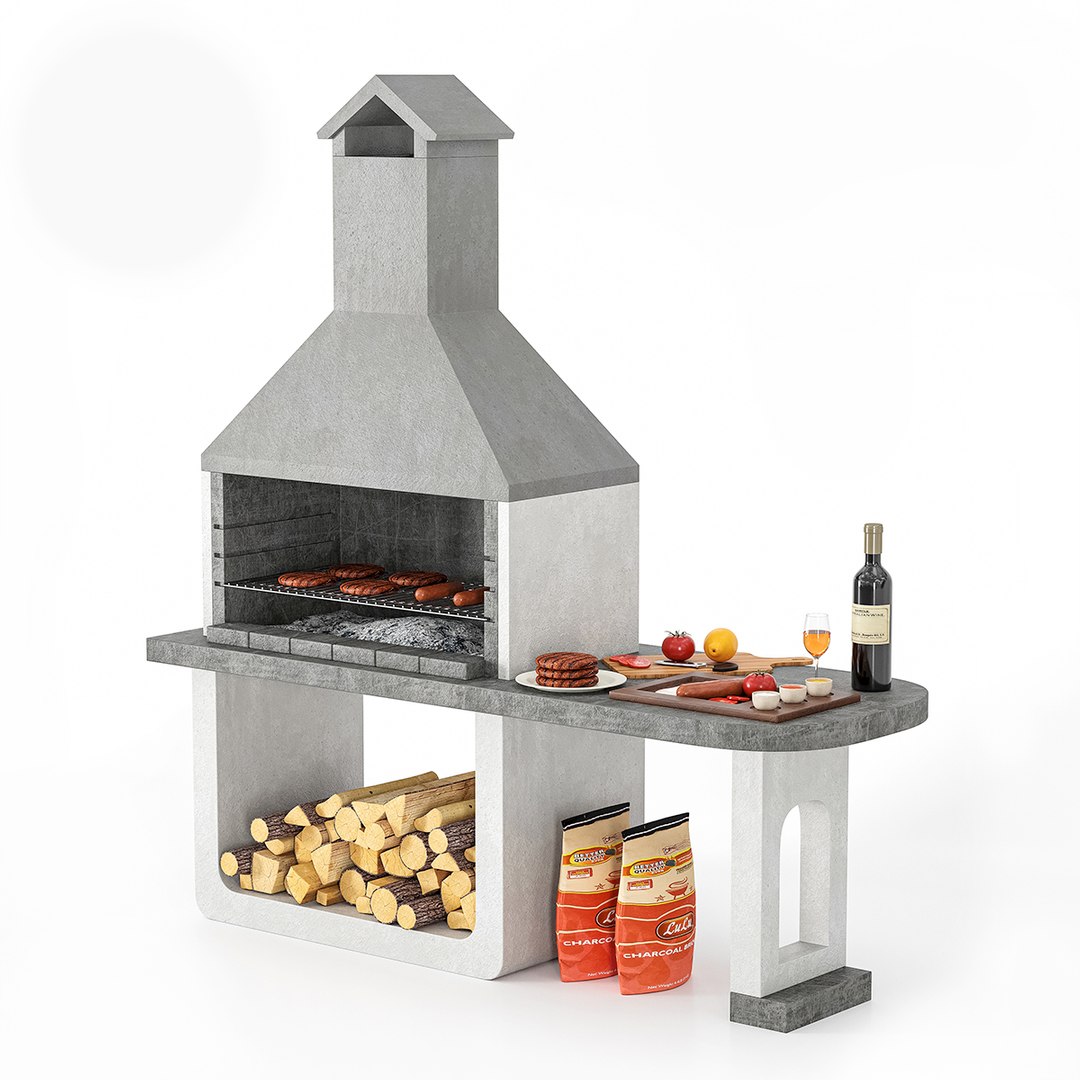 modelo 3d Barbecue 23 - TurboSquid 2026762