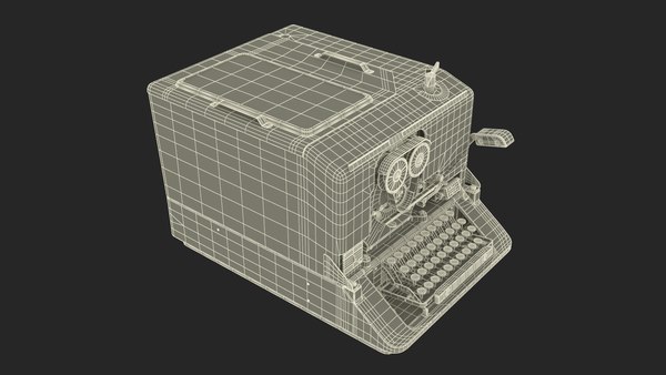 modelo 3d Máquina de cifrado SIGABA ECM Mark 2 - TurboSquid 2016593