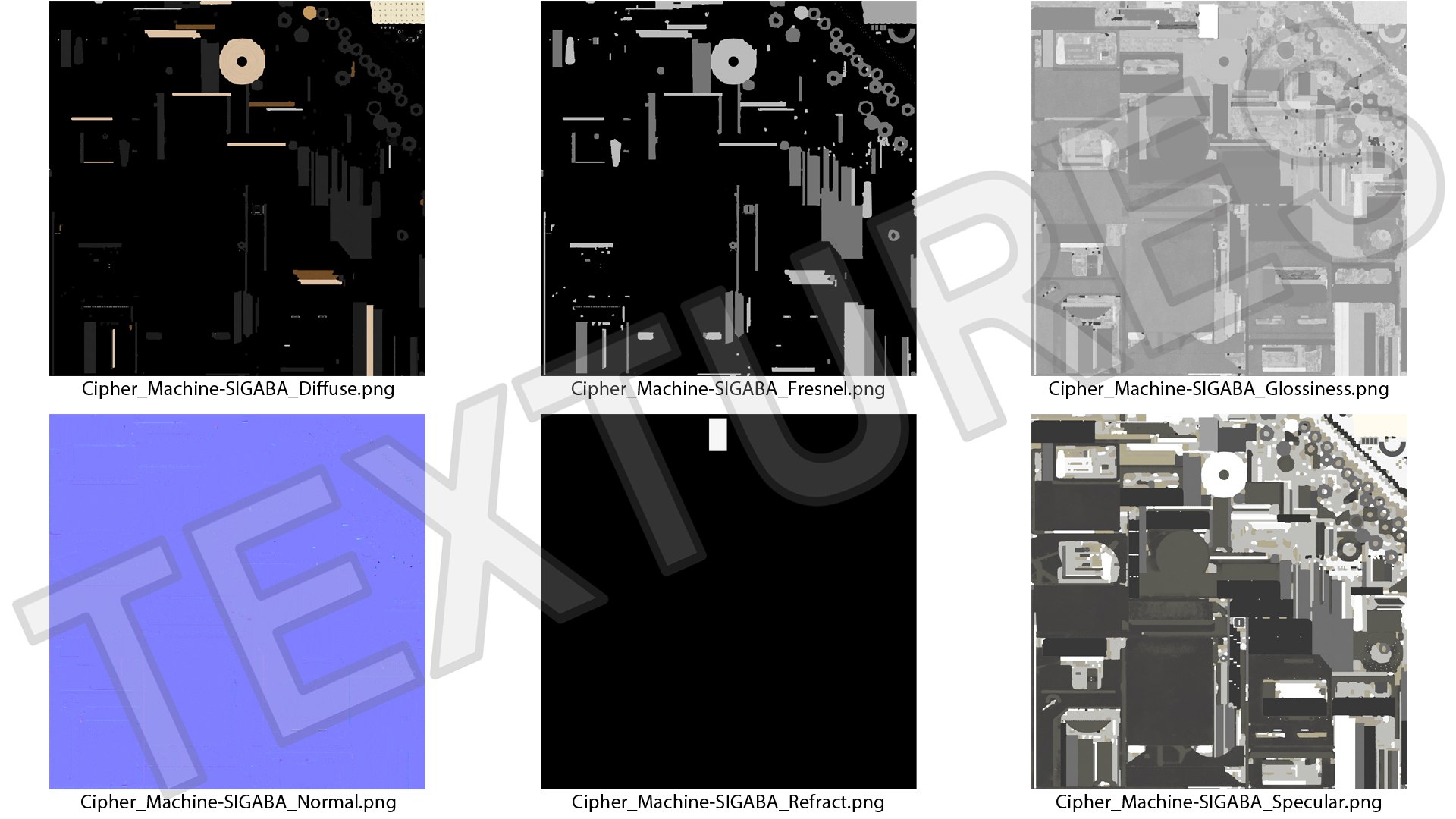 Cipher Machine SIGABA ECM Mark 2 3D model - TurboSquid 2016593