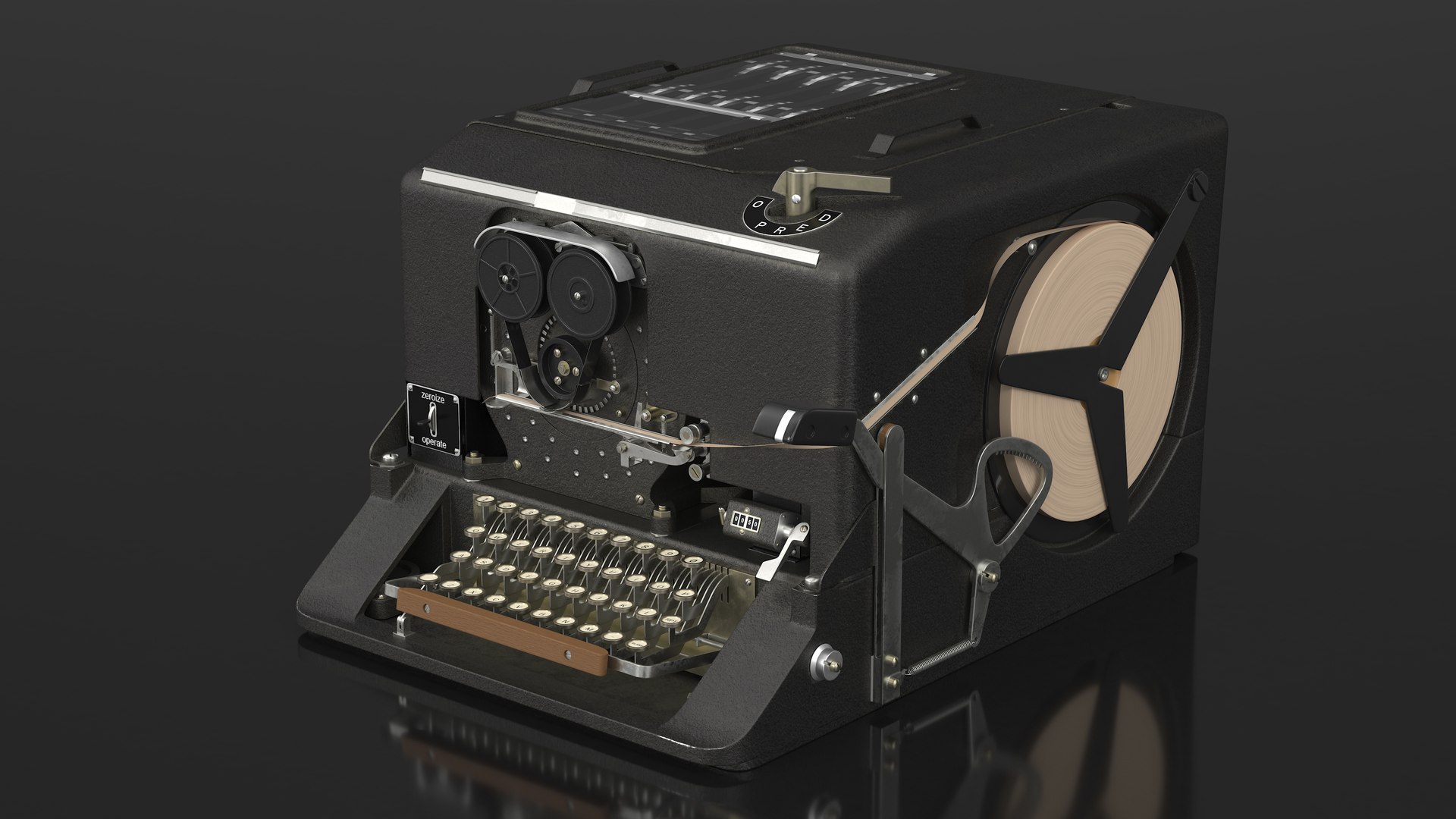 Cipher Machine SIGABA ECM Mark 2 3D model - TurboSquid 2016593