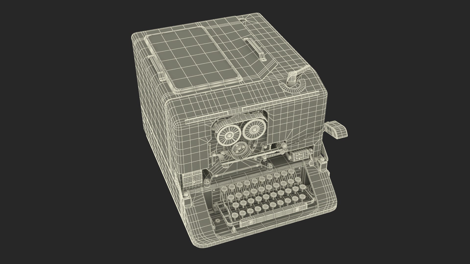 Cipher Machine SIGABA ECM Mark 2 3D model - TurboSquid 2016593