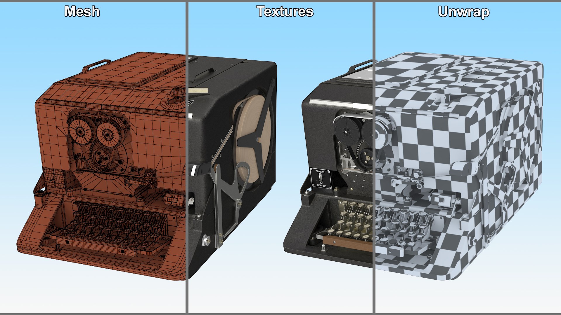 Cipher Machine SIGABA ECM Mark 2 3D model - TurboSquid 2016593