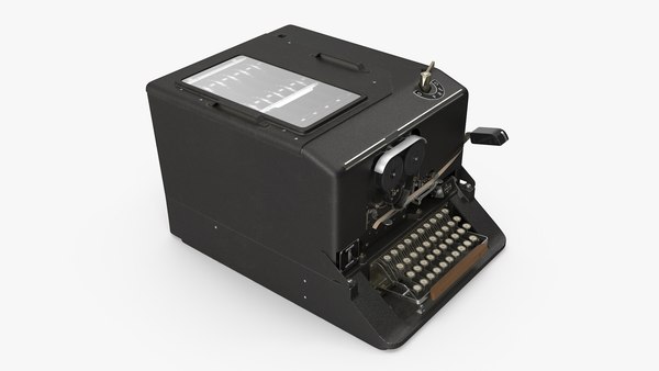 modelo 3d Máquina de cifrado SIGABA ECM Mark 2 - TurboSquid 2016593
