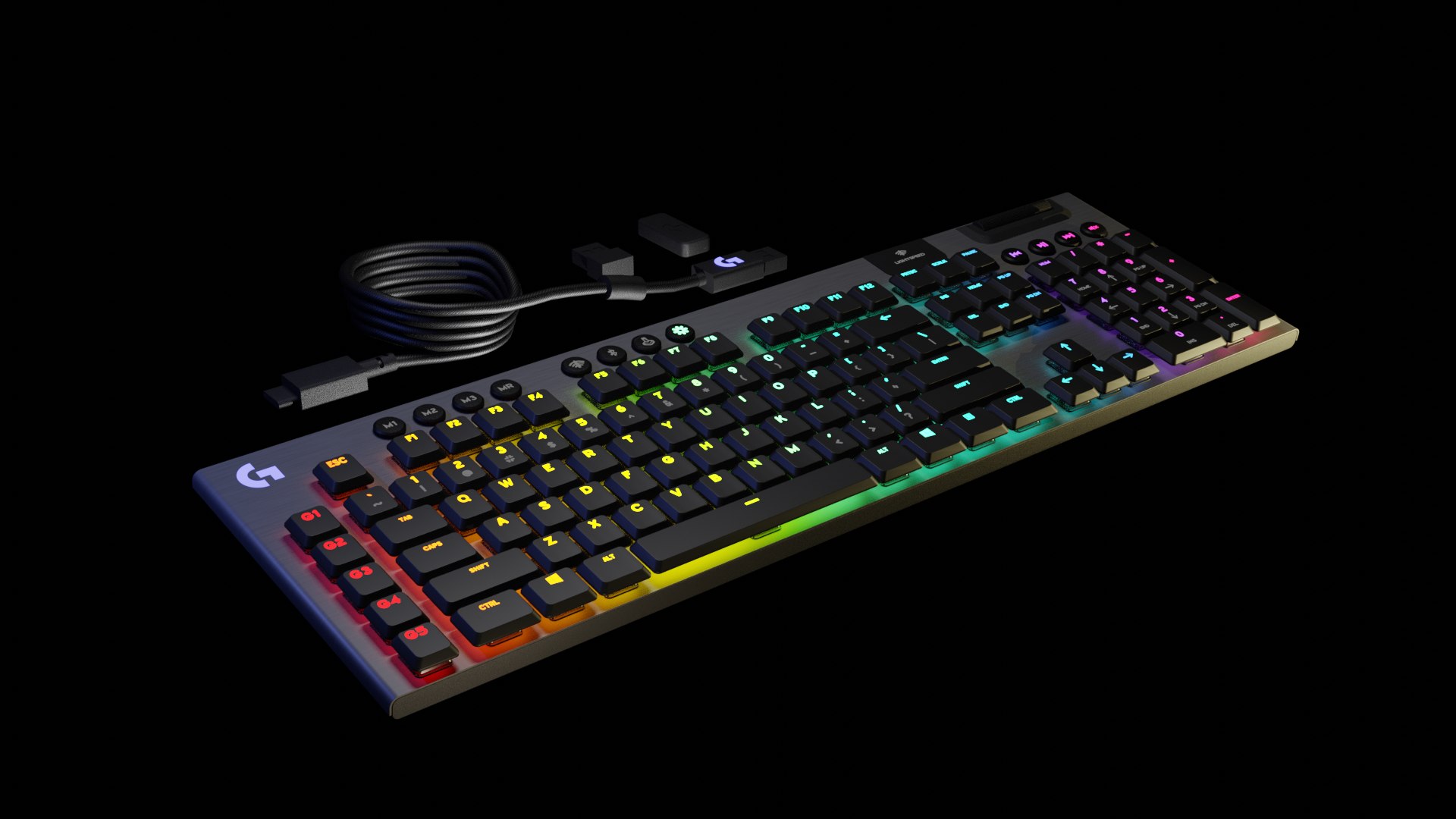 Logitech G915 Mechanical Keyboard 3D Model - TurboSquid 2096673