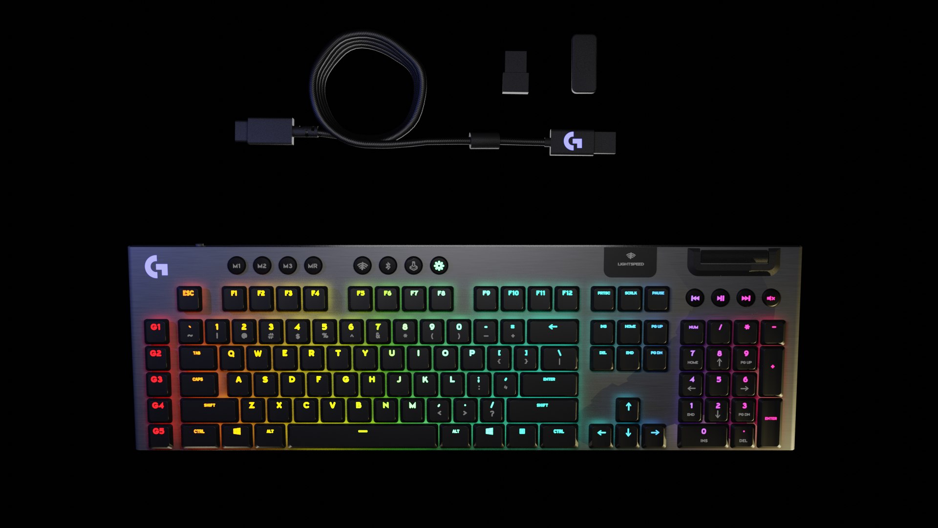 Logitech G915 Mechanical Keyboard 3D Model - TurboSquid 2096673