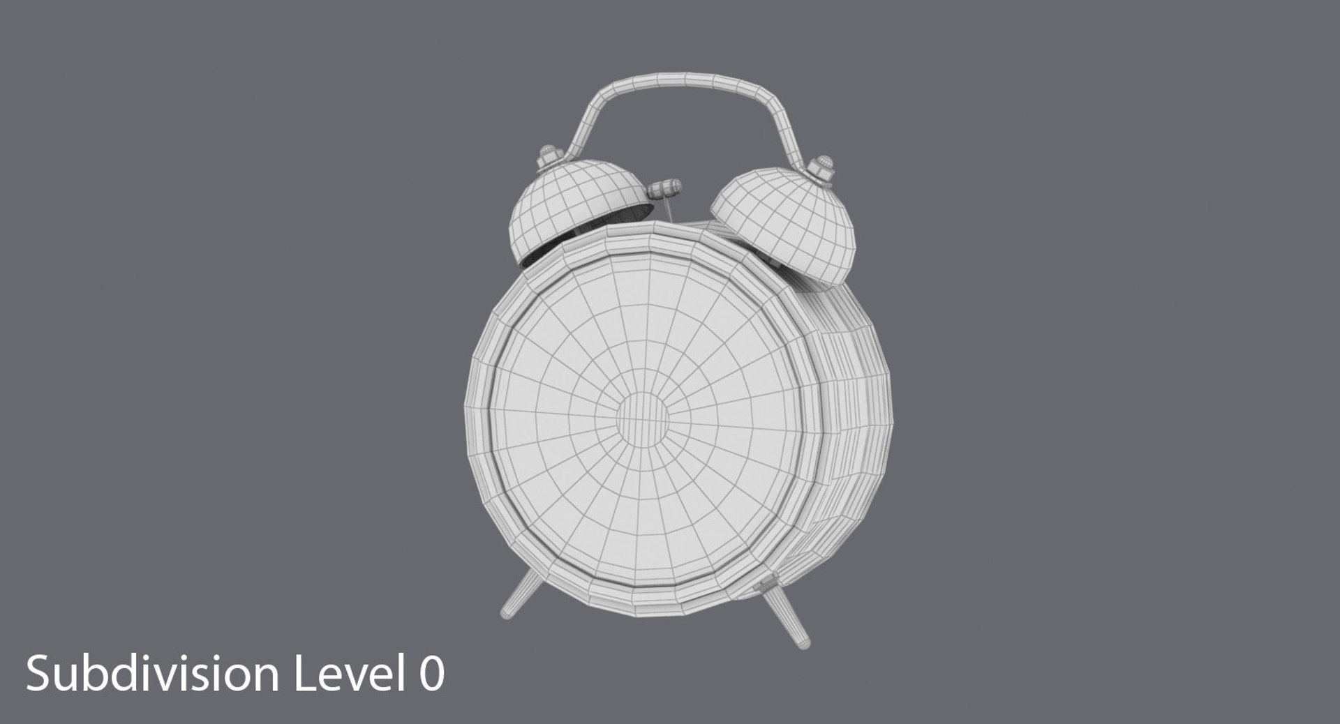 3d Model Of Alarm Clock