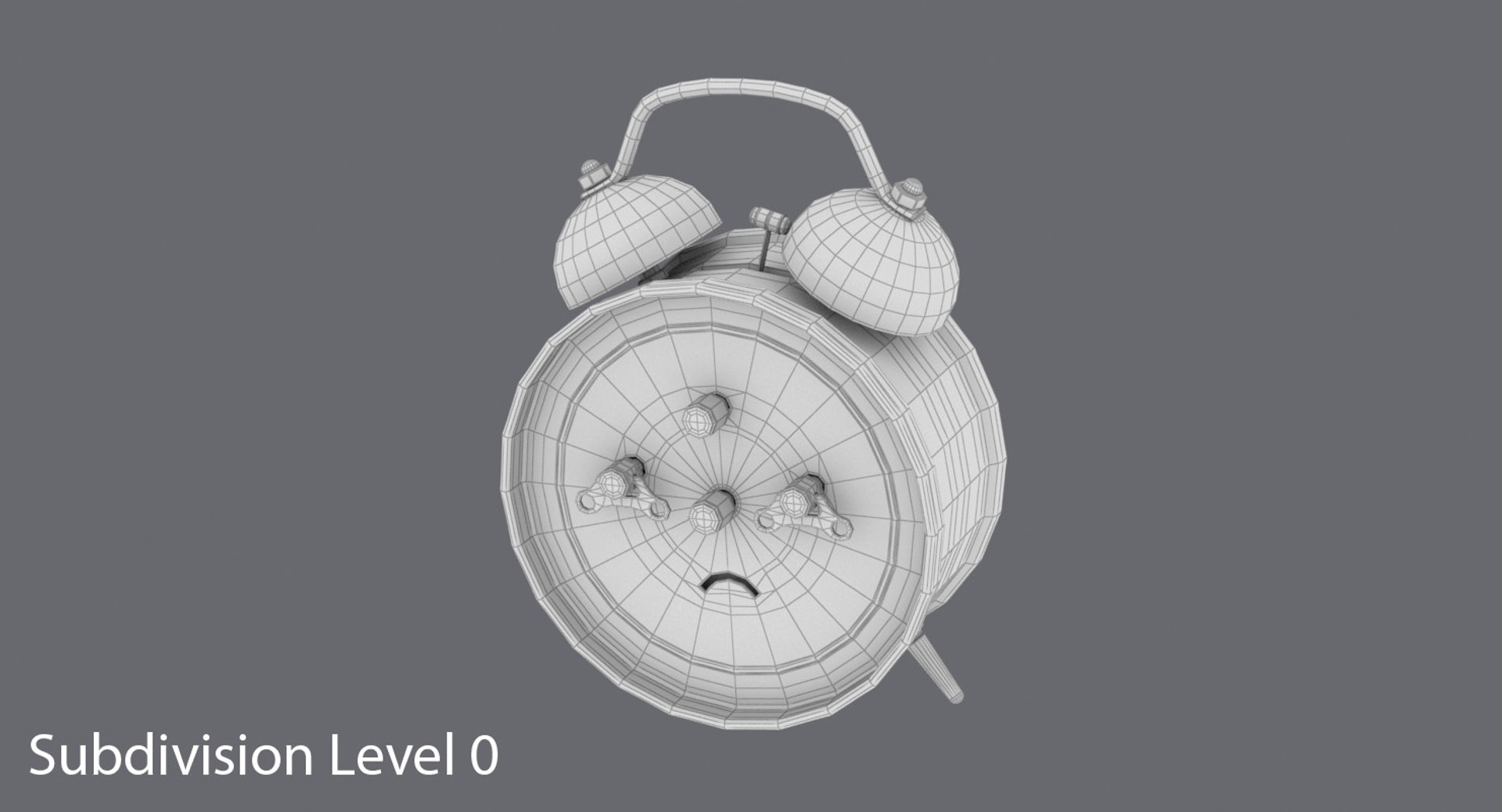 3d Model Of Alarm Clock