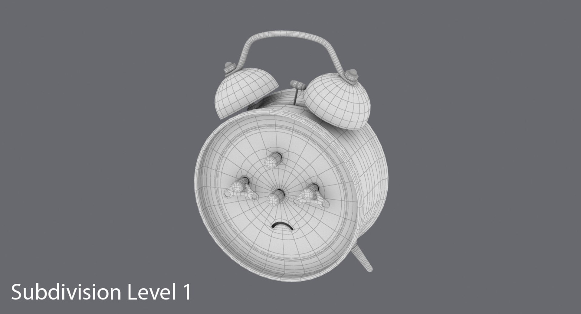 3d Model Of Alarm Clock