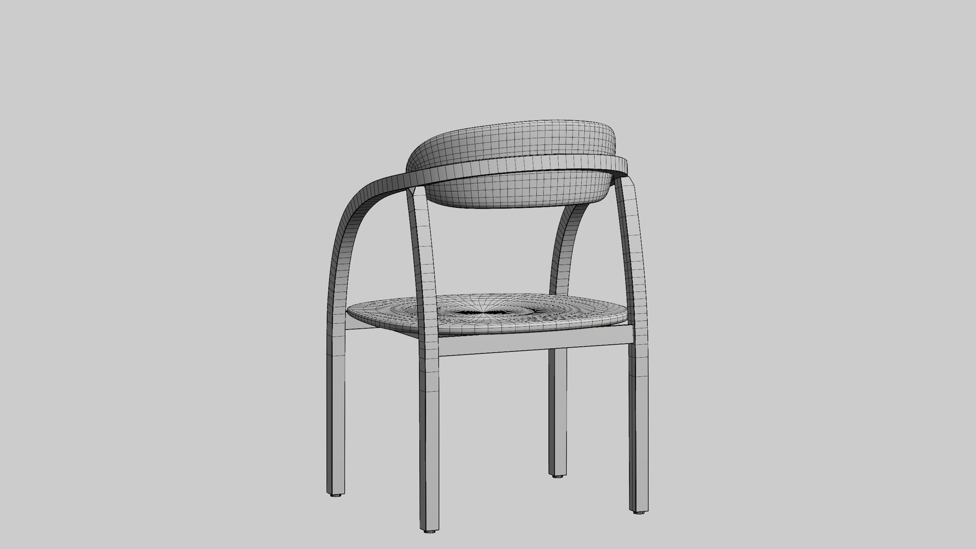 Chair Arch Seat 3D Model - TurboSquid 1645262