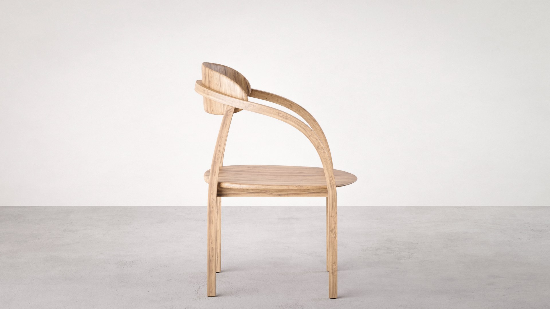 Chair Arch Seat 3D Model - TurboSquid 1645262