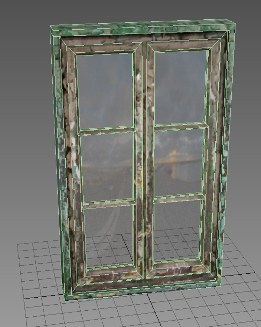 Free Window Glass 3d Model