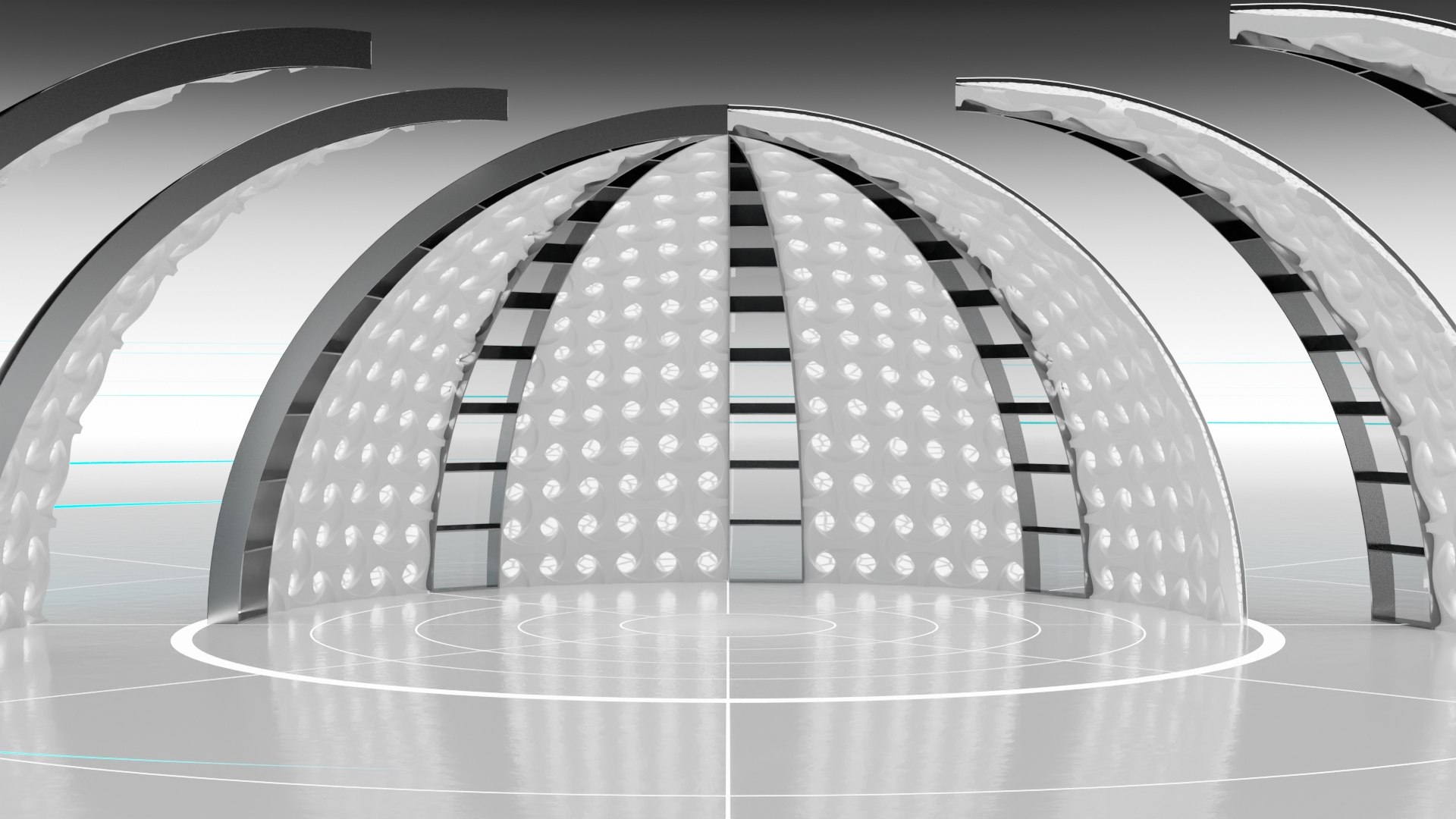 Modular Dome Stage 3D Model - TurboSquid 1787394